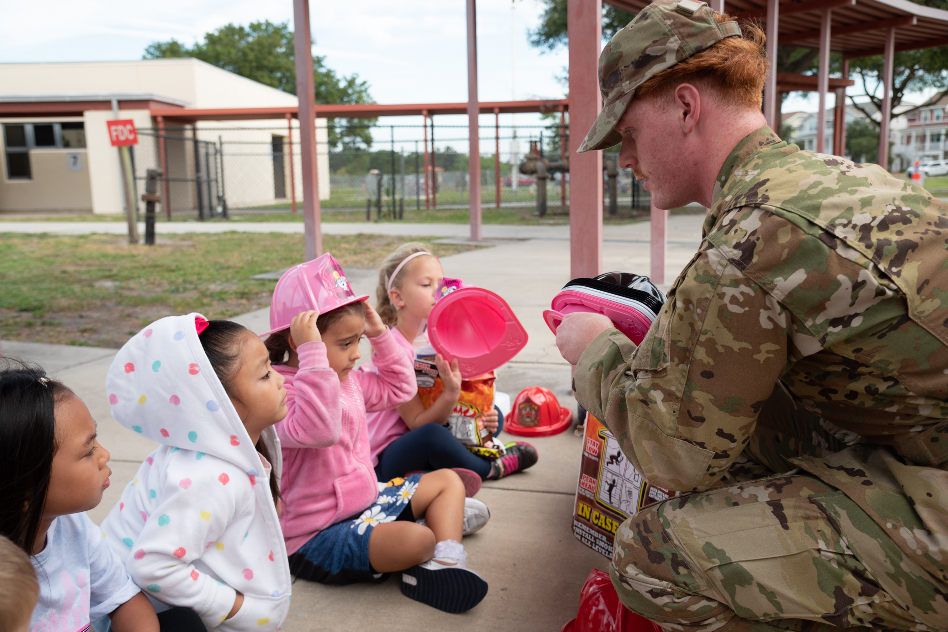 CES educates Tinker students during Fire Prevention Week