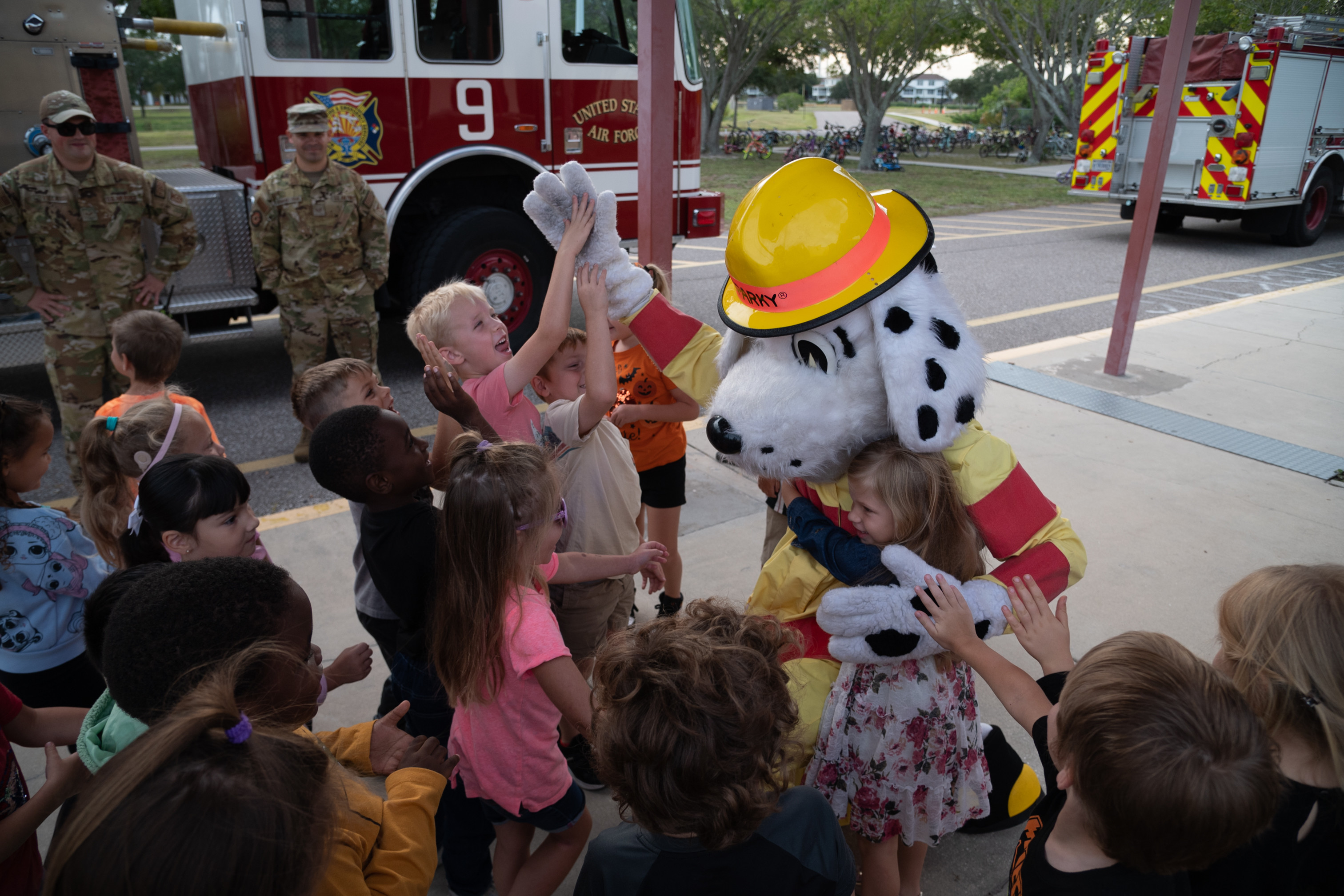 CES educates Tinker students during Fire Prevention Week