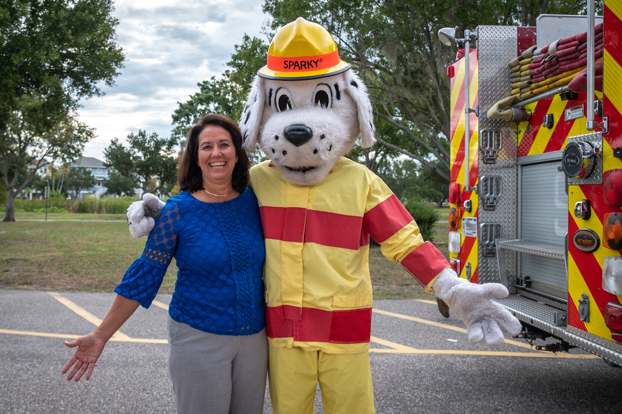 CES educates Tinker students during Fire Prevention Week