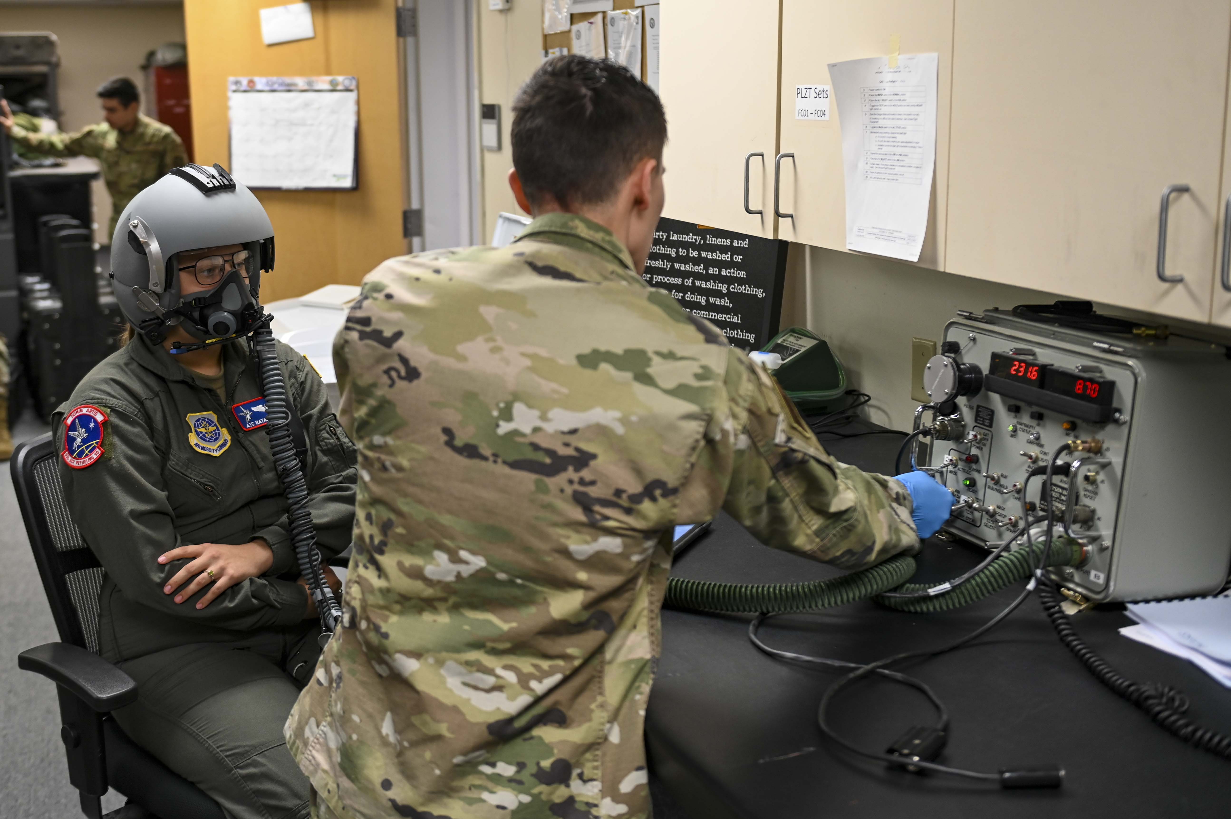 PHOTOS: AFE Mask Fitting > Fairchild Air Force Base > Article Display