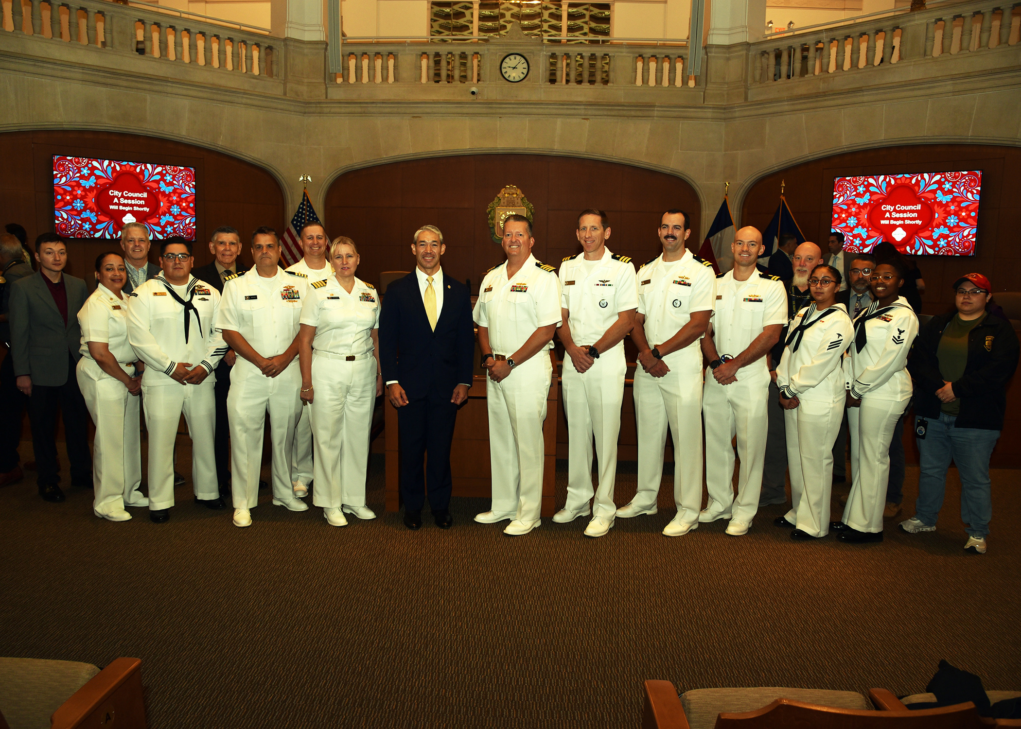 San Antonio recognizes Navy’s 248th Birthday at City Council Session ...