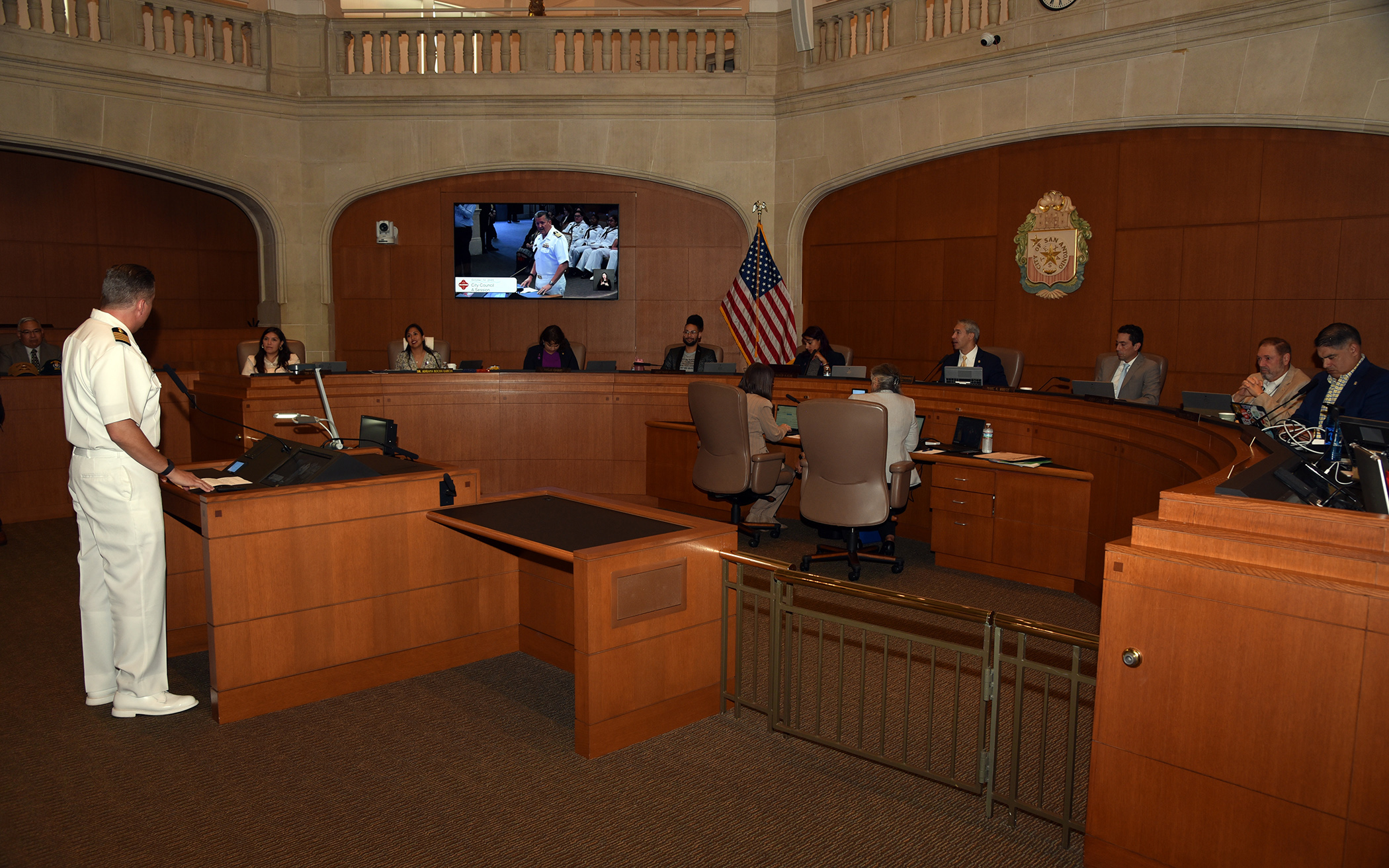 San Antonio recognizes Navy’s 248th Birthday at City Council Session ...