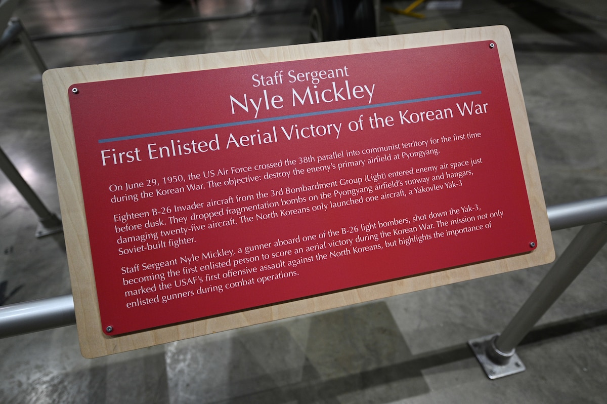 Staff Sergeant Nyle Mickley > National Museum of the United States Air ...