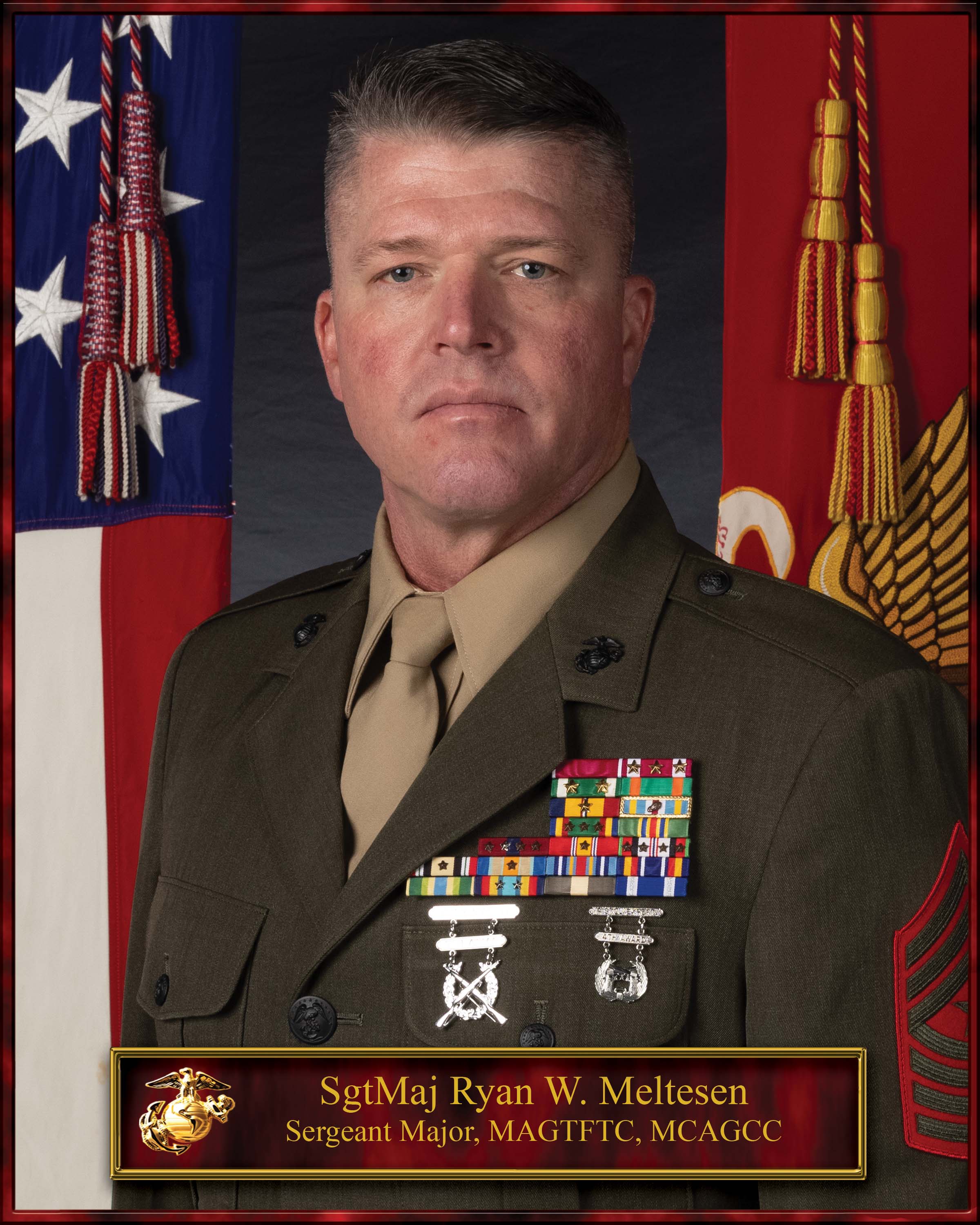 Sergeant Major Ryan W. Meltesen > Marine Corps Air Ground Combat Center ...
