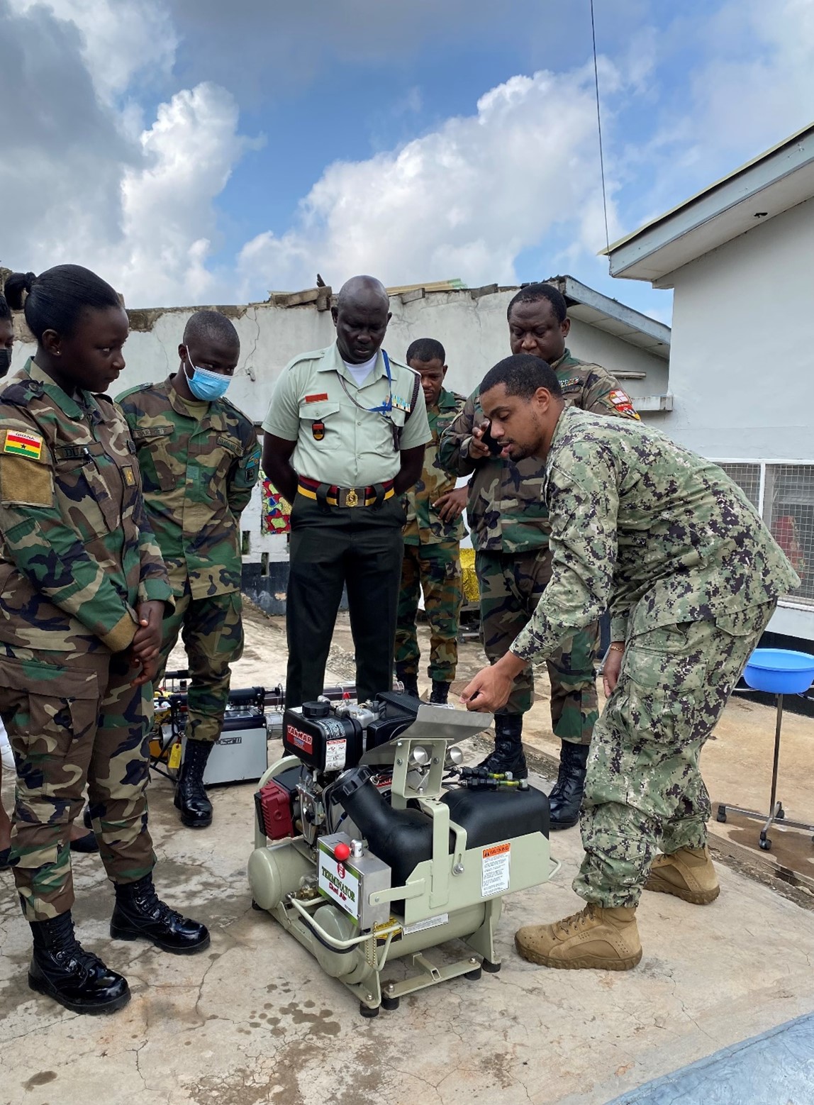 NECE Engineman Ignites Force Health Protection in West Africa > Navy ...