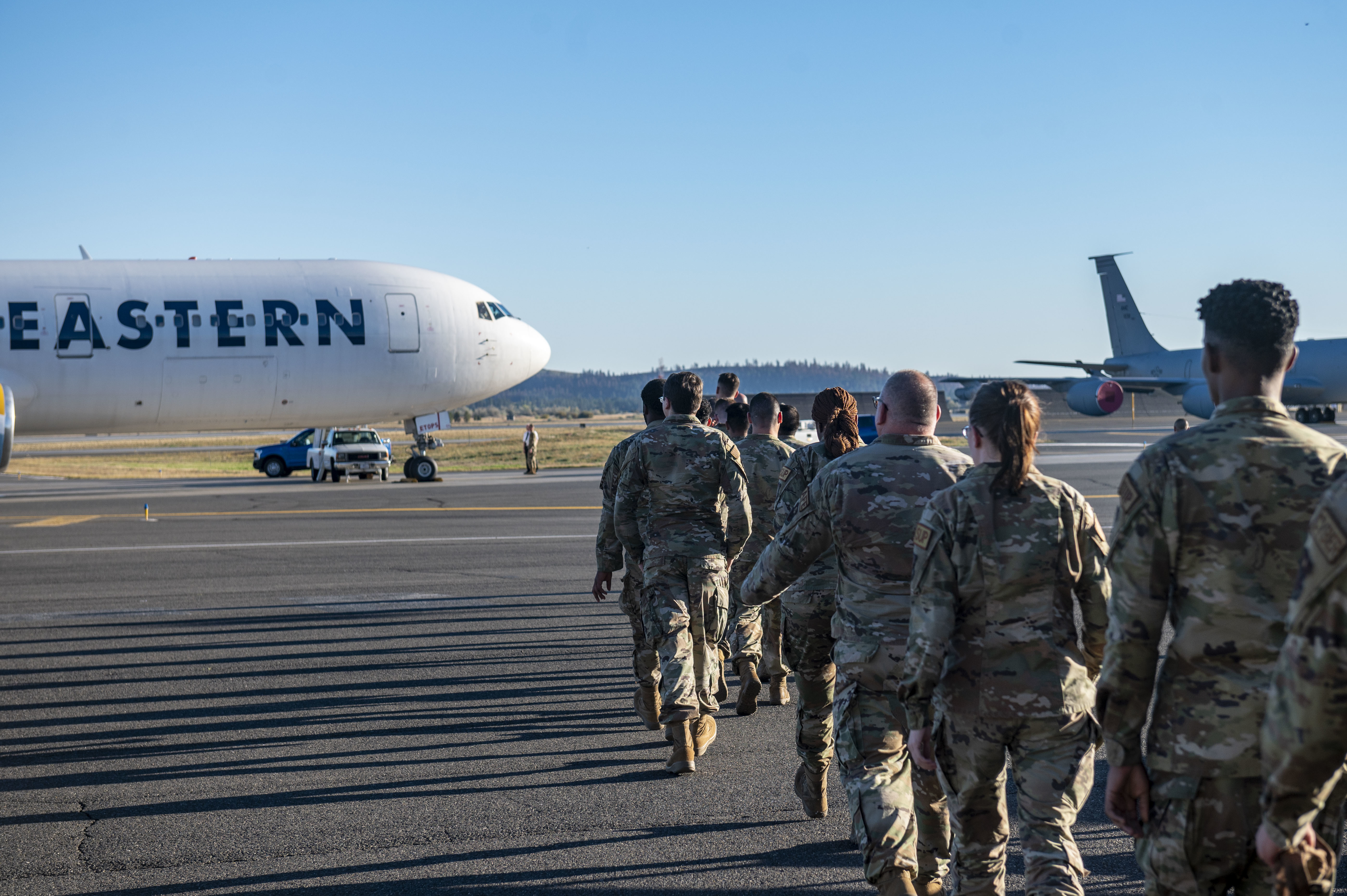 PHOTOS: Airmen Depart from Fairchild with New "AFFORGEN" Deployment ...