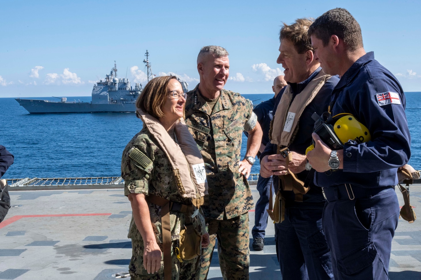 Service Chiefs from US Navy, Royal Navy, and US Marine Corps Sign ...