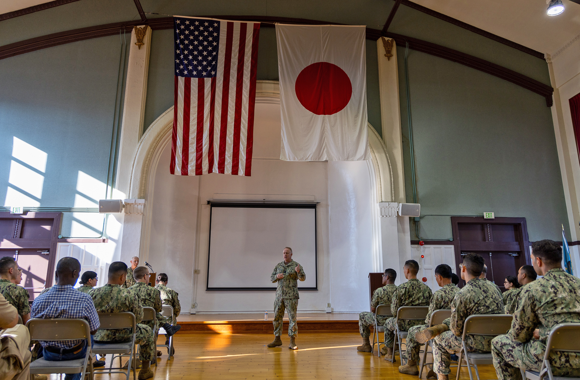 Acting Surgeon General Via visits USNMRTC Yokosuka to promote lines of ...