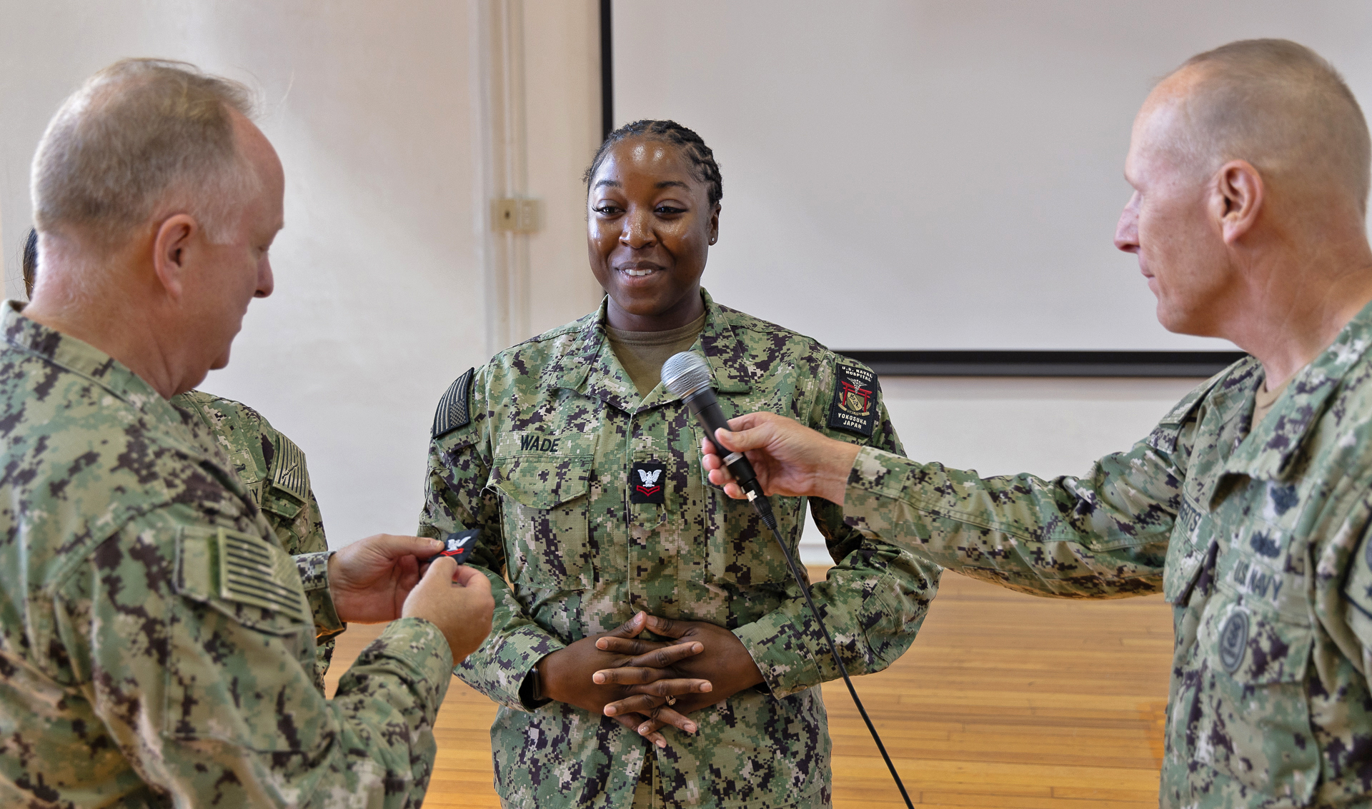 Acting Surgeon General Via visits USNMRTC Yokosuka to promote lines of ...