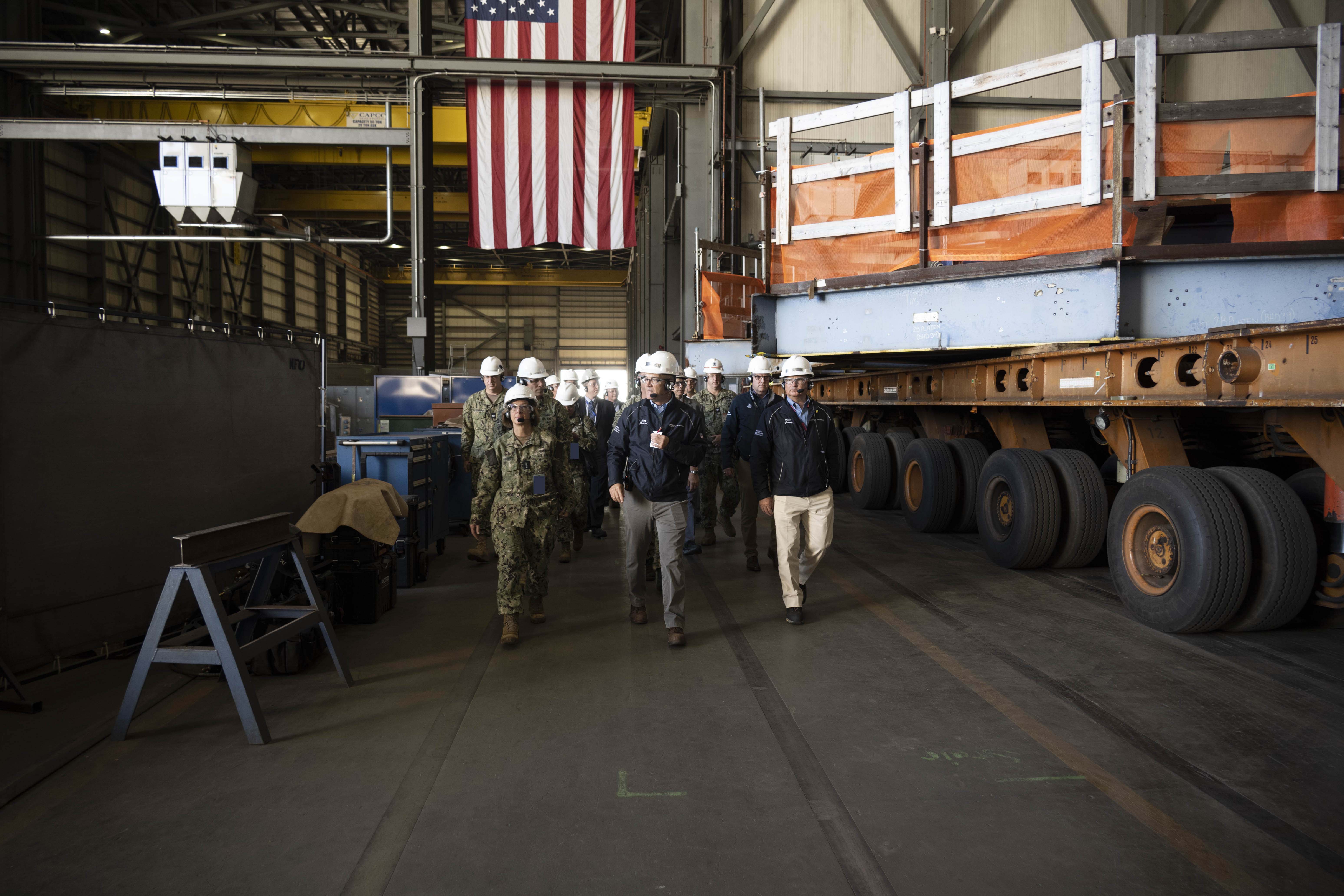 VCNO Visits Sailors, Defense Industry in Newport > United States Navy ...