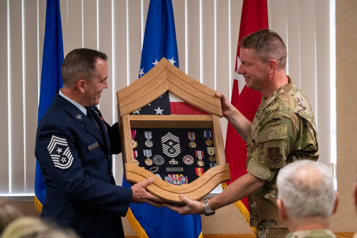 Command Chief honored during retirement ceremony > 167th Airlift Wing ...