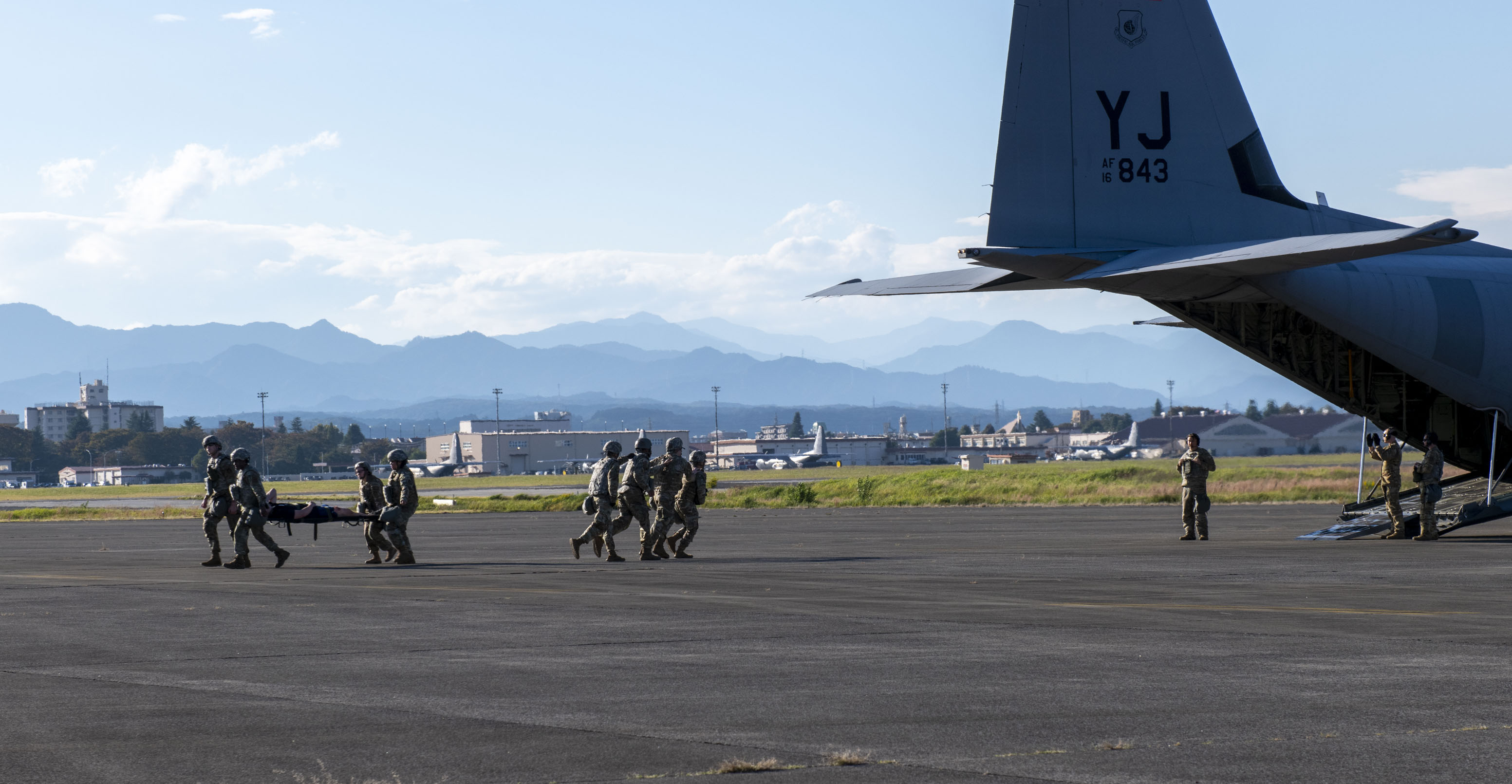 Exercise Beverly Morning 24-1 in full swing at Yokota