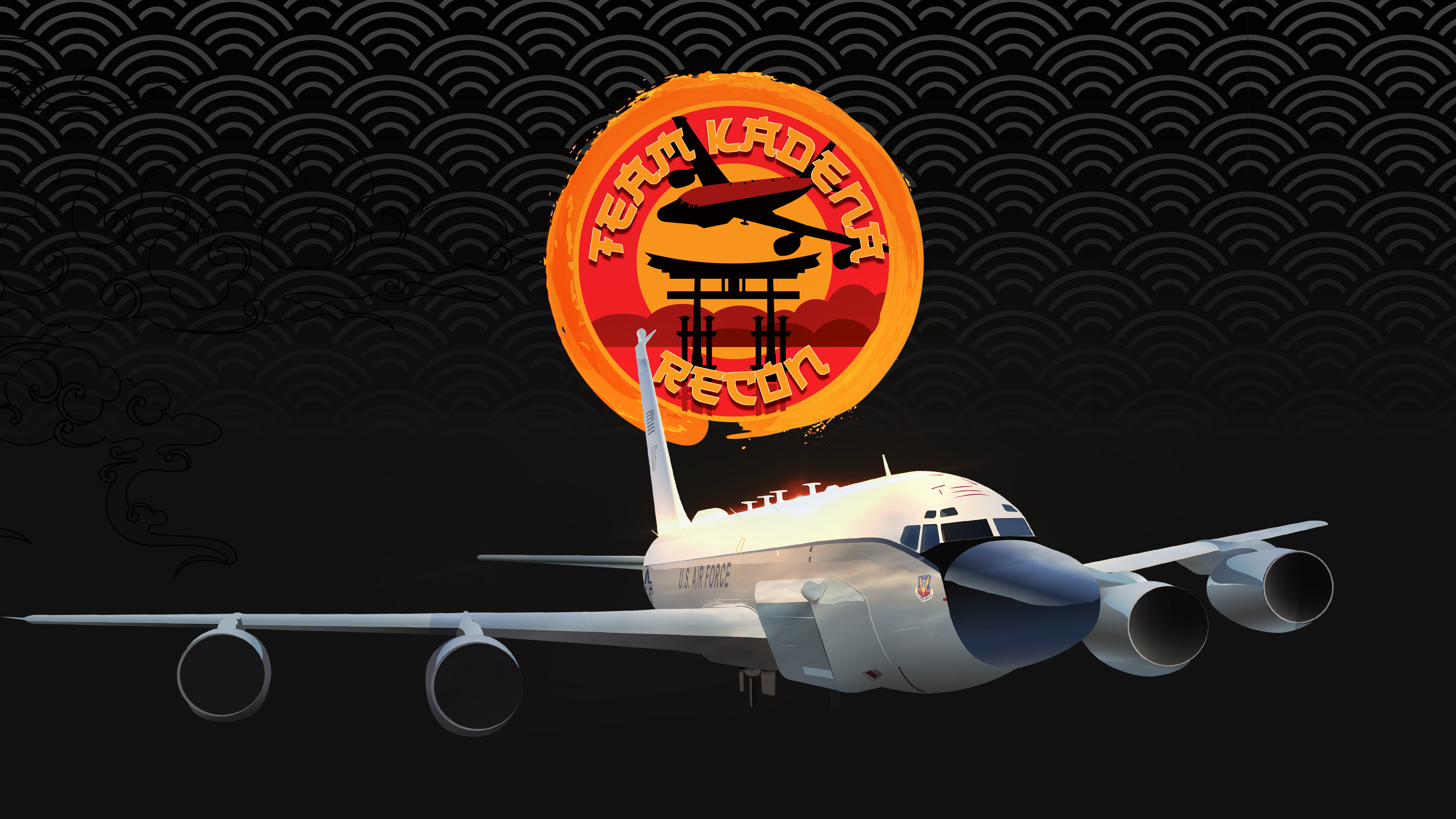 Team Kadena Recon poster with RC-135