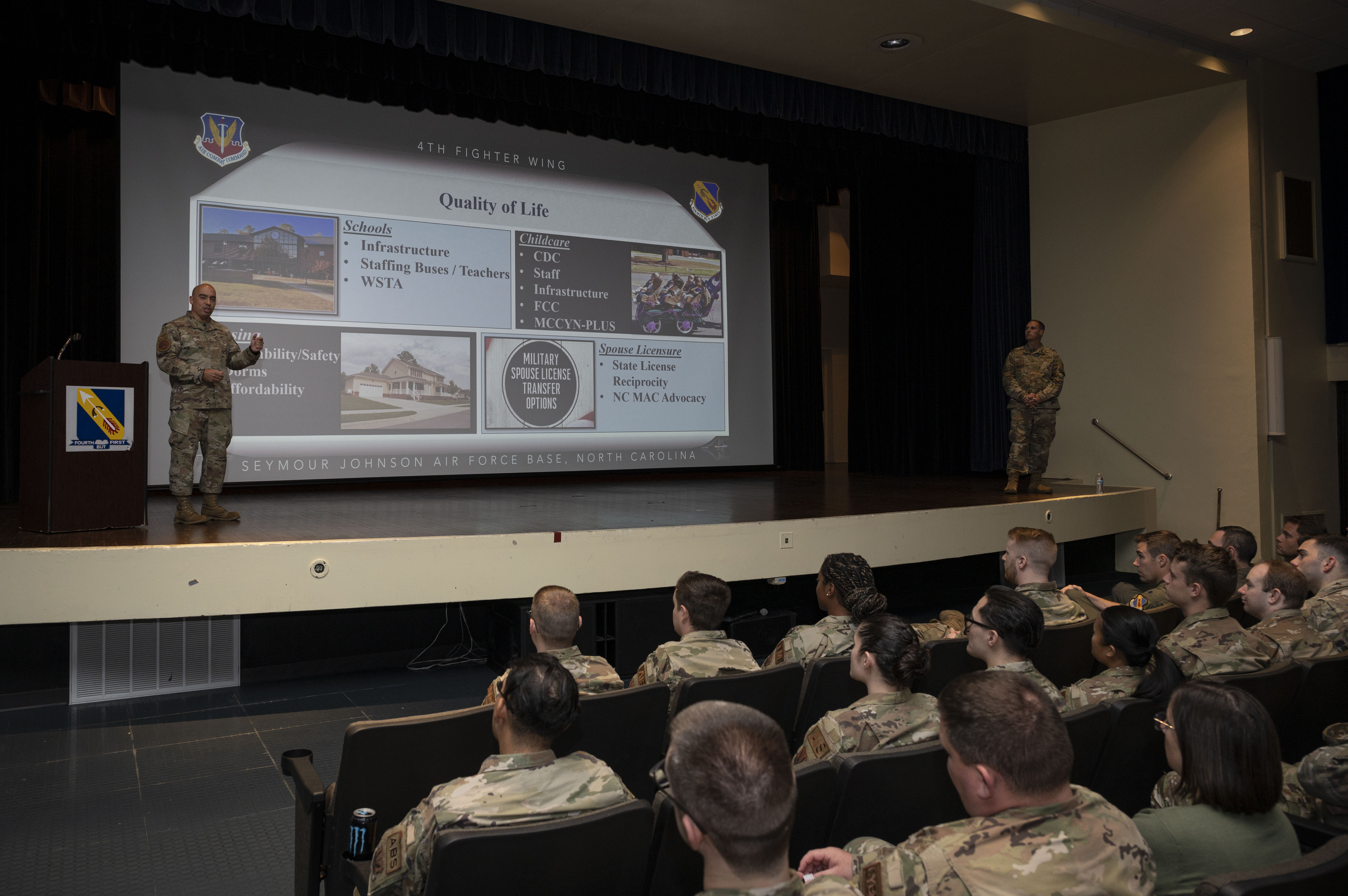 4th FW commander hosts all calls > Seymour Johnson Air Force Base ...