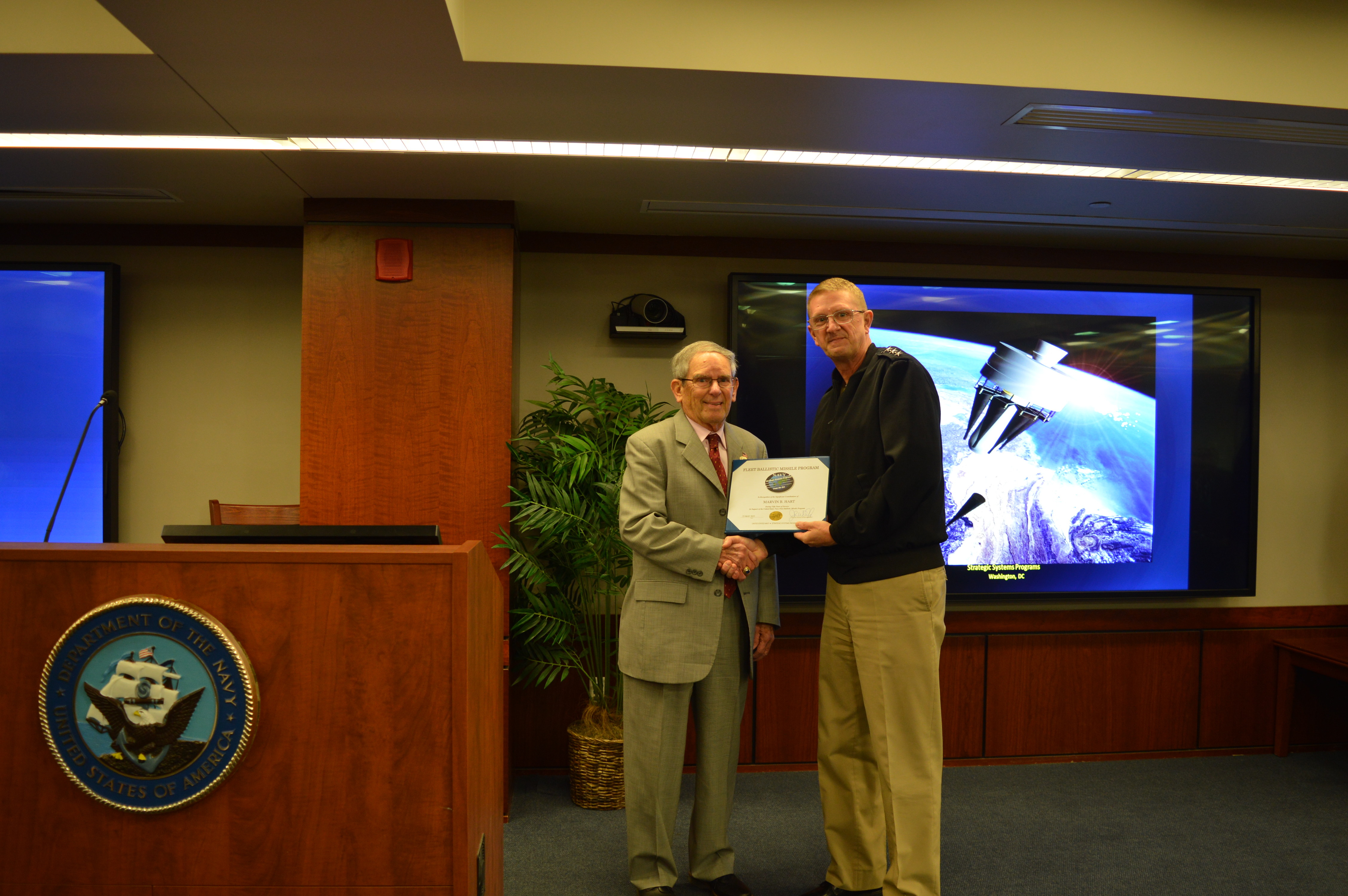 Strategic Systems Programs Awards Rare 50 Year Fleet Ballistic Missile ...