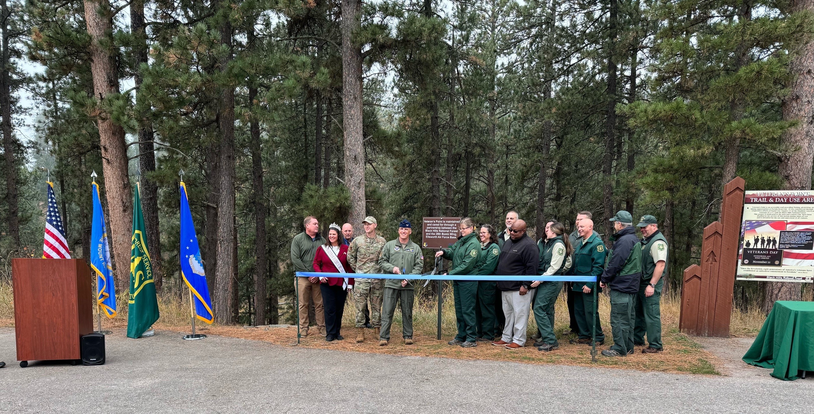 Ellsworth, Black Hills National Forest forge Veteran's Point care ...