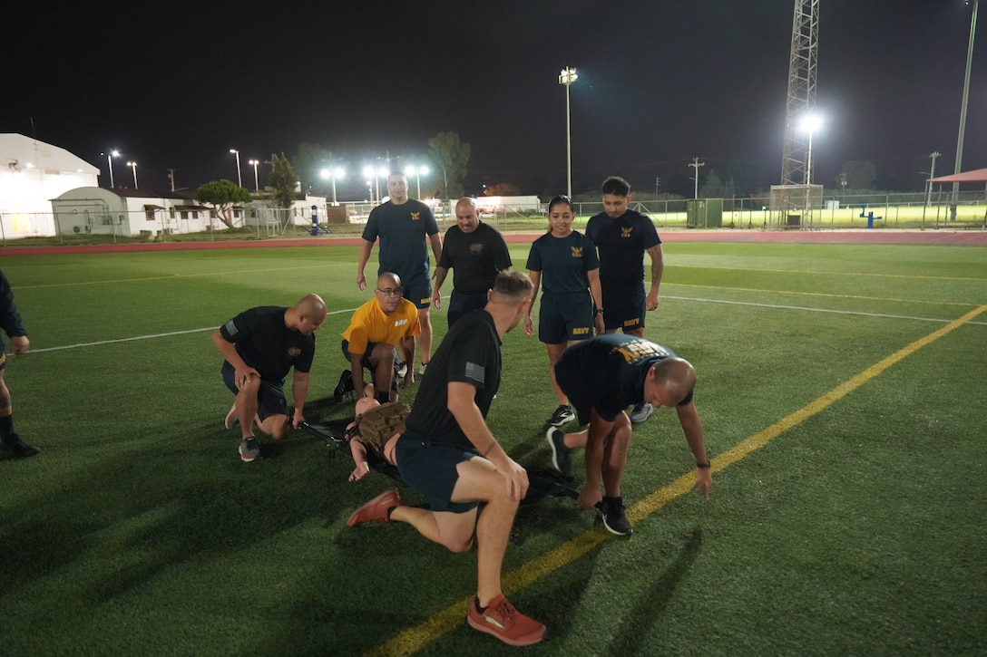 NMRTC Rota Enhances Command PT with Tactical Combat Casualty Care Drills