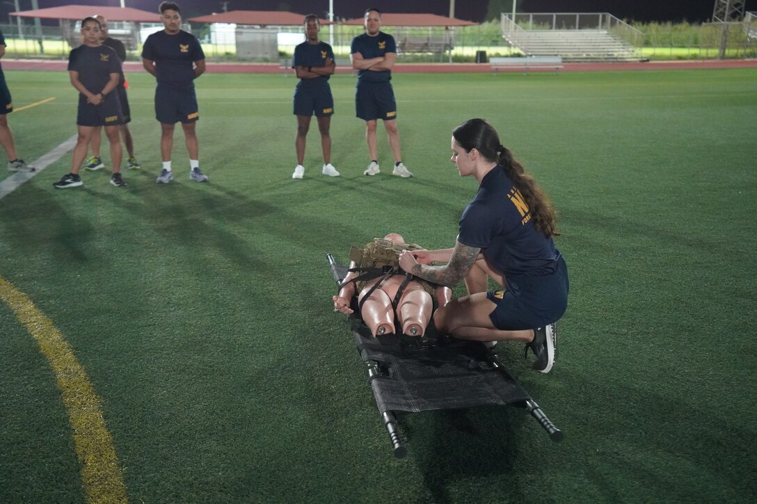 NMRTC Rota Enhances Command PT with Tactical Combat Casualty Care Drills