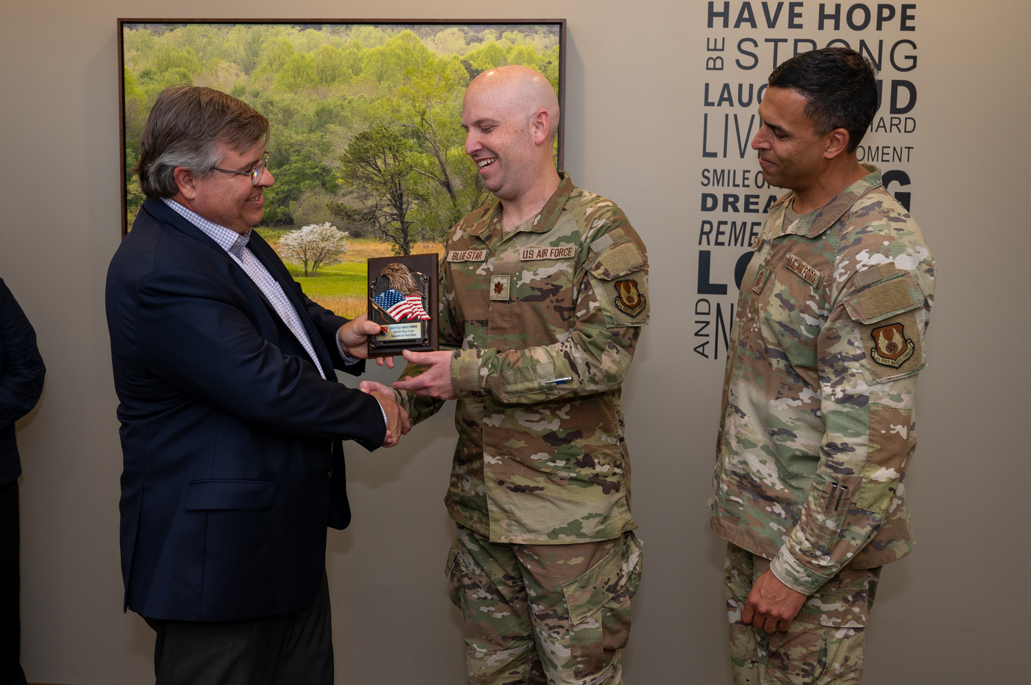 66th Air Base Group presents quarterly awards