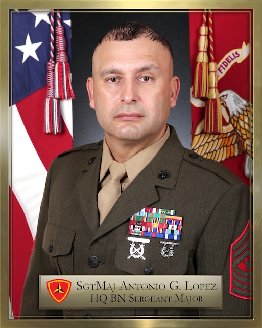 Sergeant Major Antonio G. Lopez > Marine Corps Base Camp Butler > Leaders