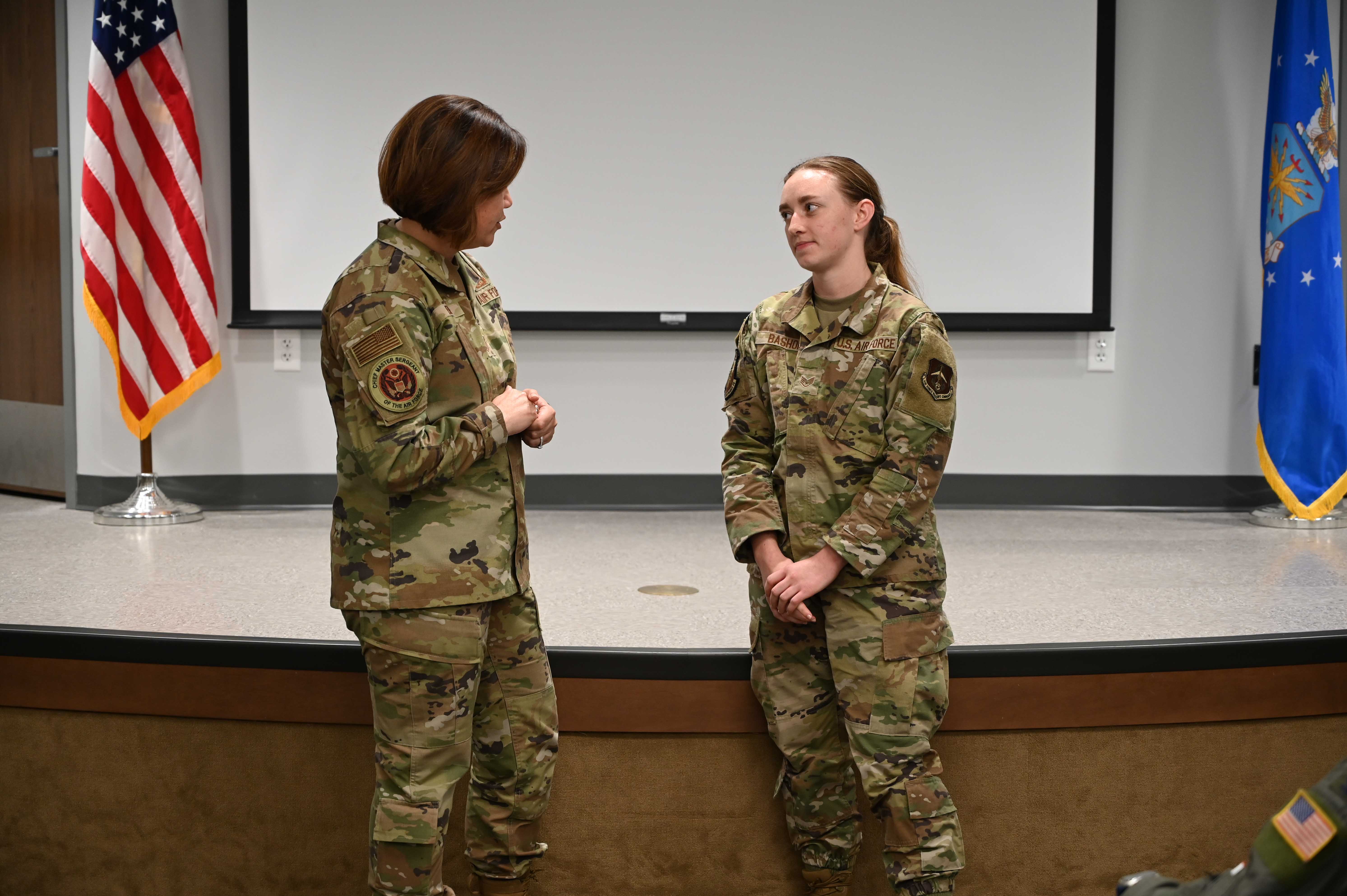 CMSAF Bass visits Tinker AFB Reservists > 507th Air Refueling Wing ...