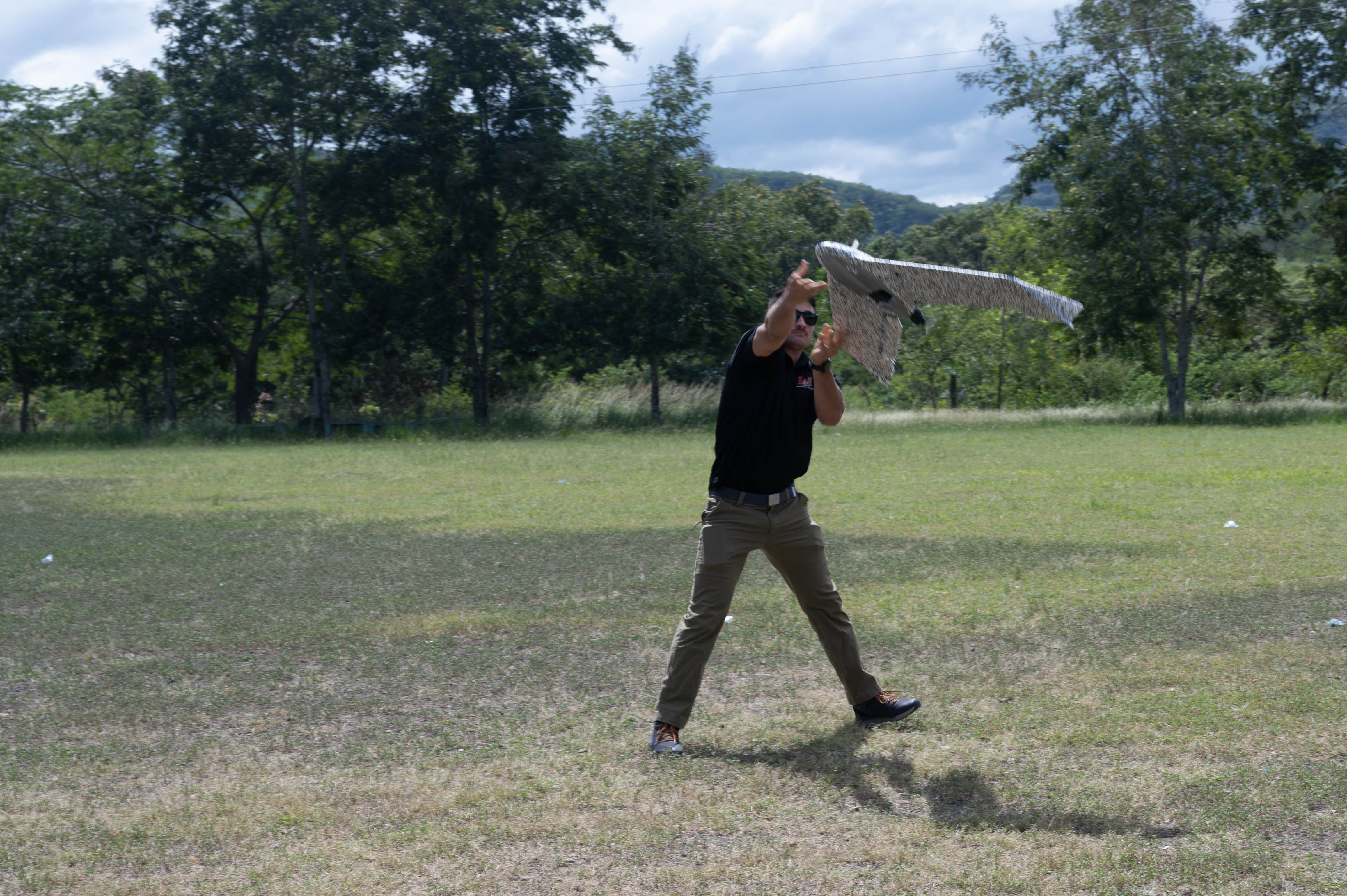 JTF-Bravo Engineers test eBee TAC Survey Drone > U.S. Southern Command ...