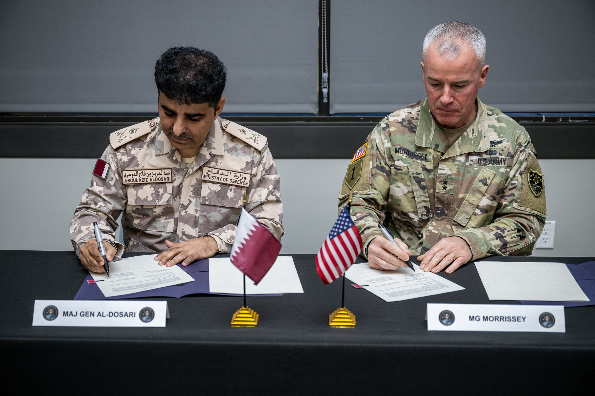 USSPACECOM and the Qatar Armed Forces sign Space Situational Awareness ...