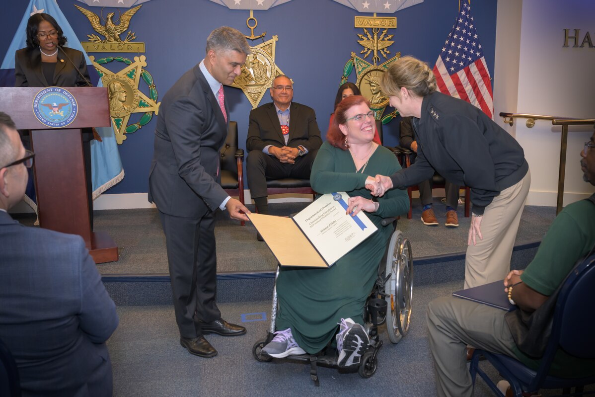 DLA, employees receive DOD disability awards