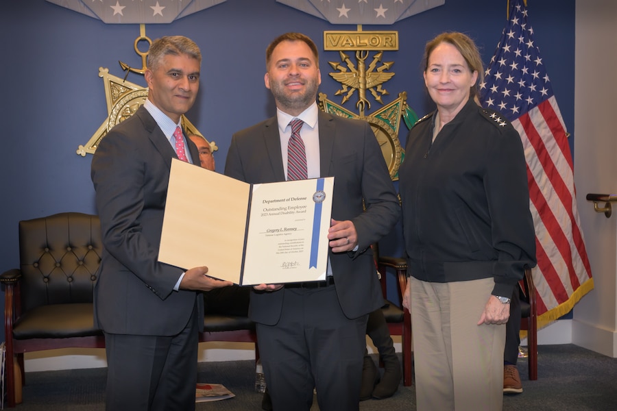 DLA, employees receive DOD disability awards