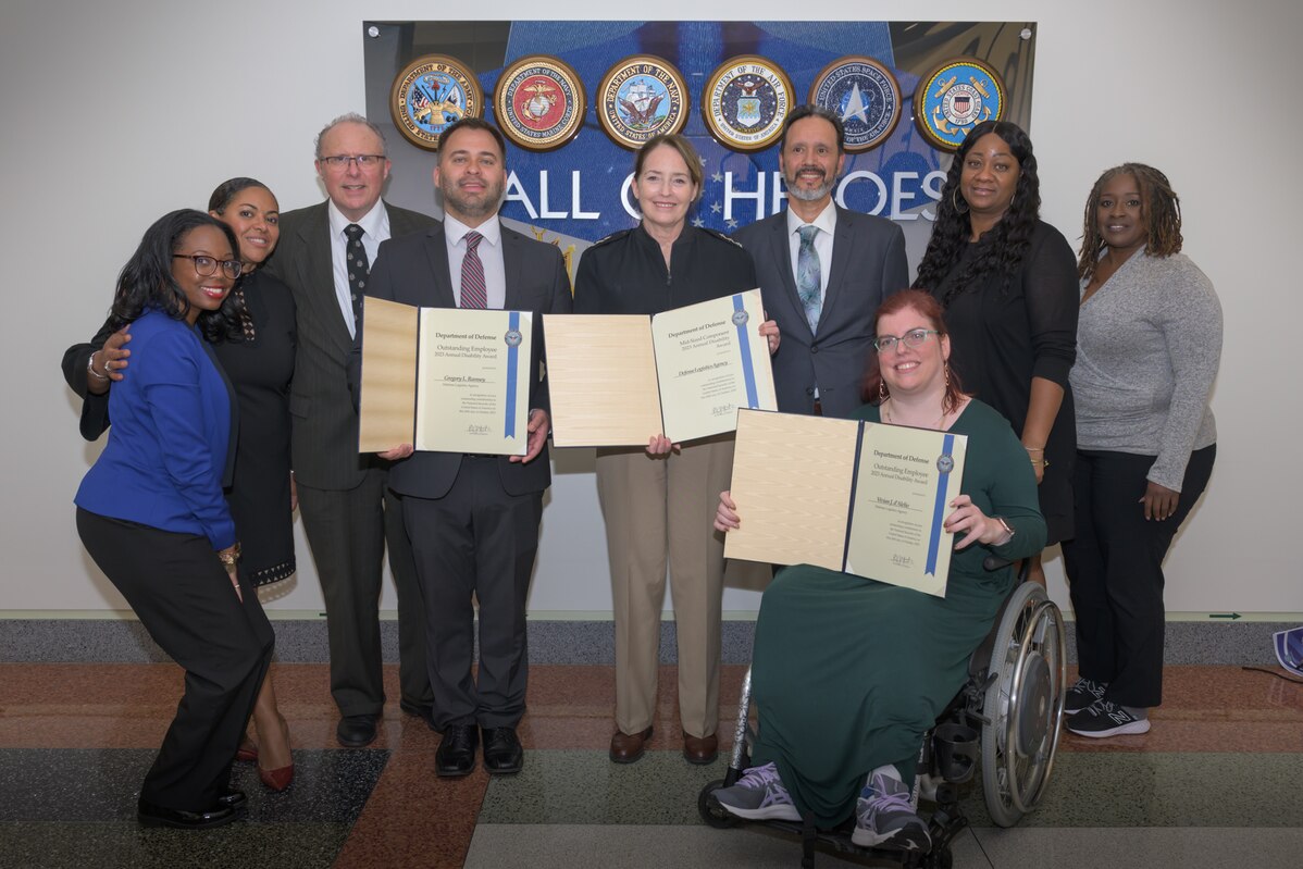 DLA, employees receive DOD disability awards