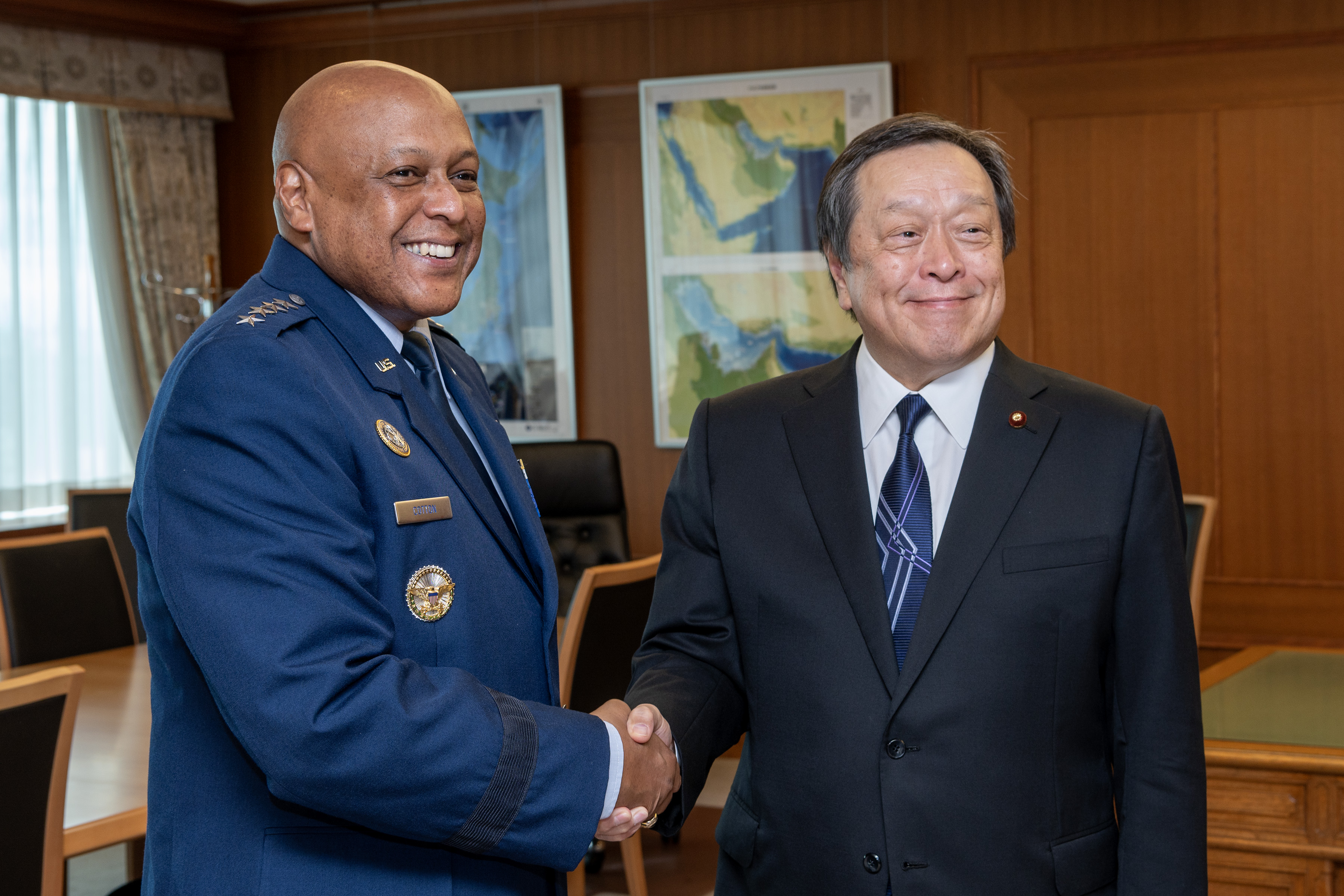 USSTRATCOM Commander Gen. Anthony Cotton visits Japan, First overseas ...