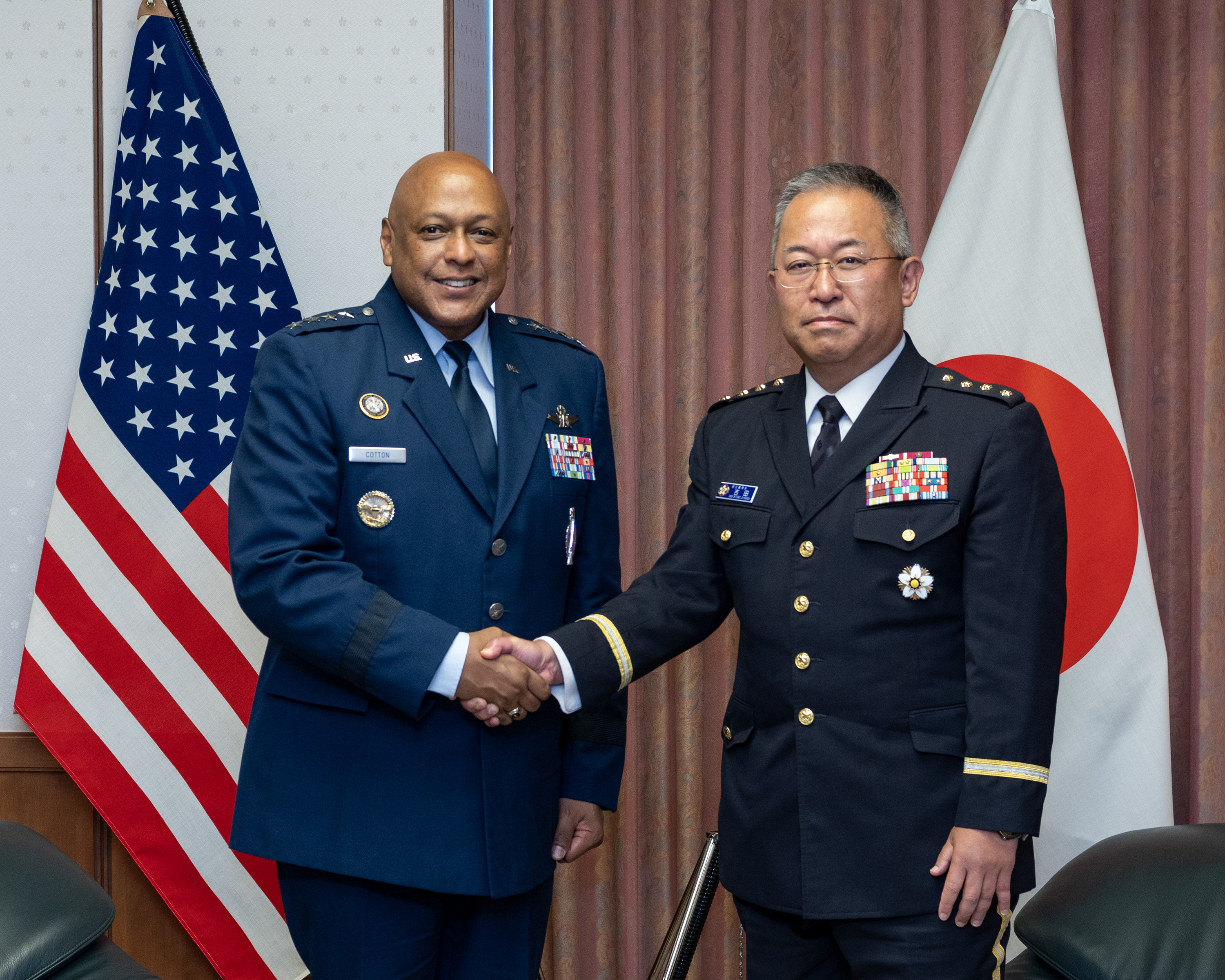 USSTRATCOM Commander Gen. Anthony Cotton visits Japan, First overseas ...