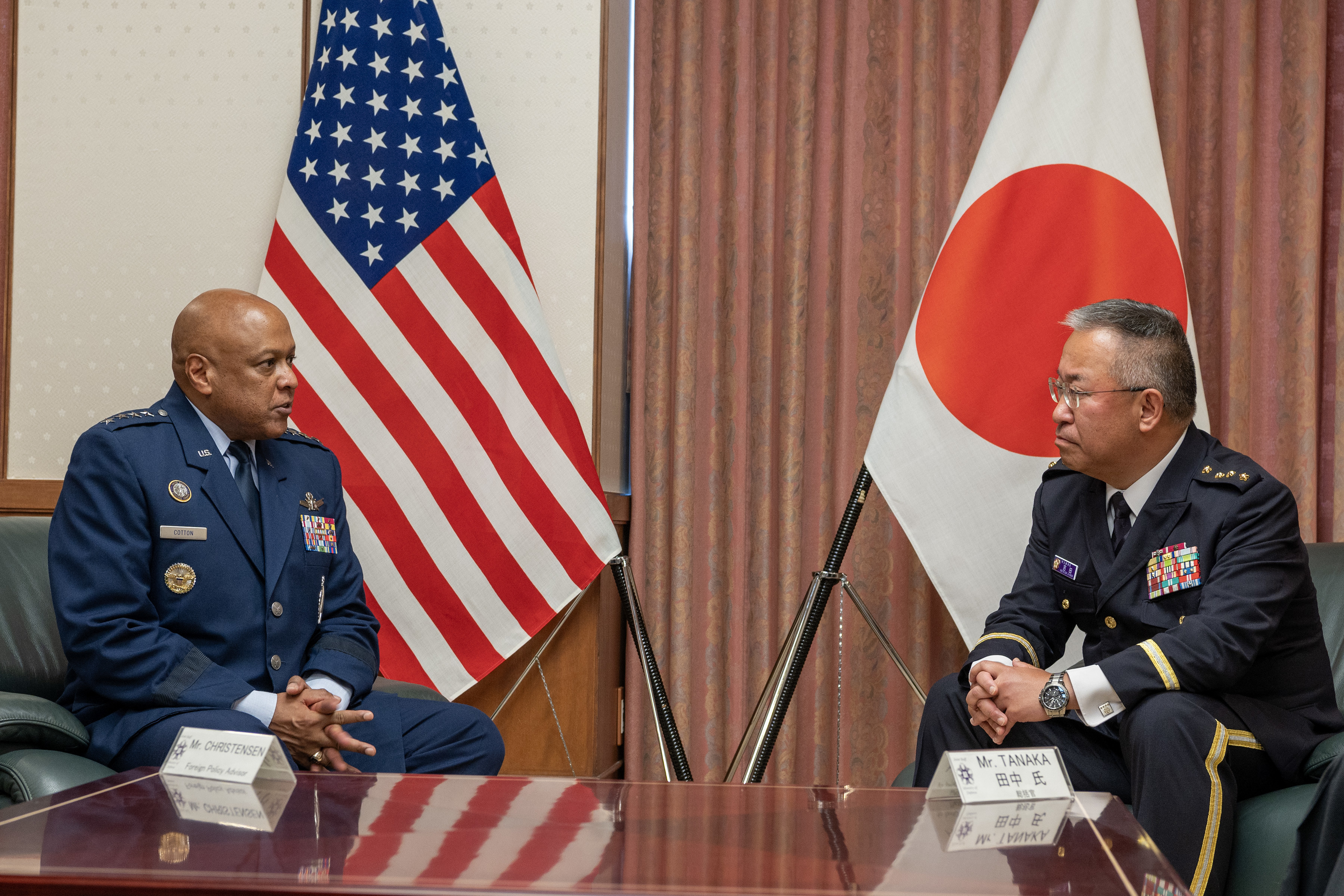 USSTRATCOM Commander Gen. Anthony Cotton visits Japan, First overseas ...