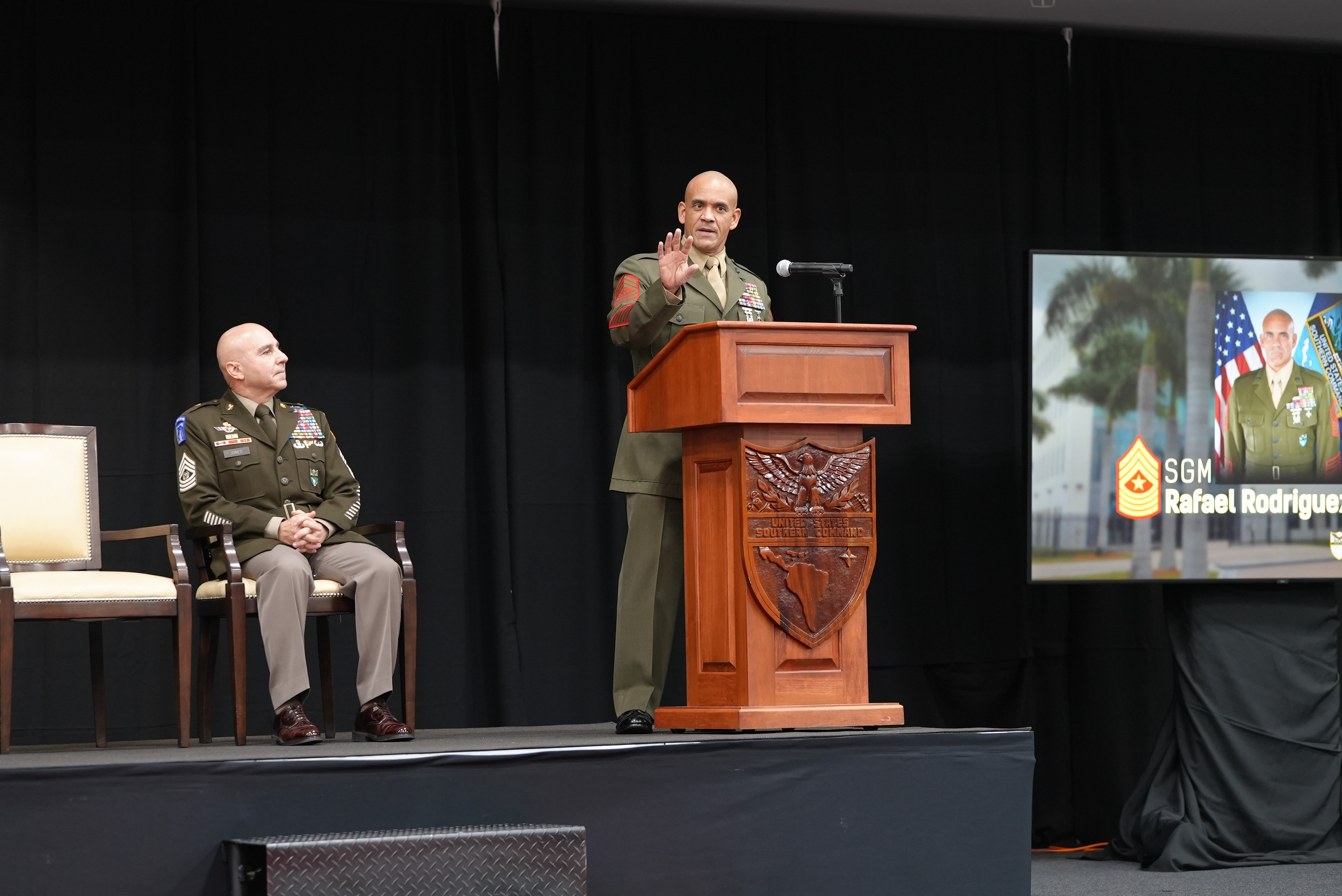 Sgt. Major Rafael Rodriguez assumes duties as U.S. Southern Command’s ...