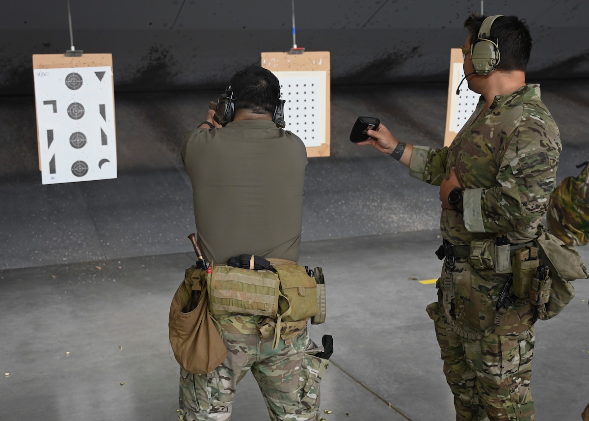 5 ASOS integrates with 1 SFG (A) for pistol accuracy course, furthering ...
