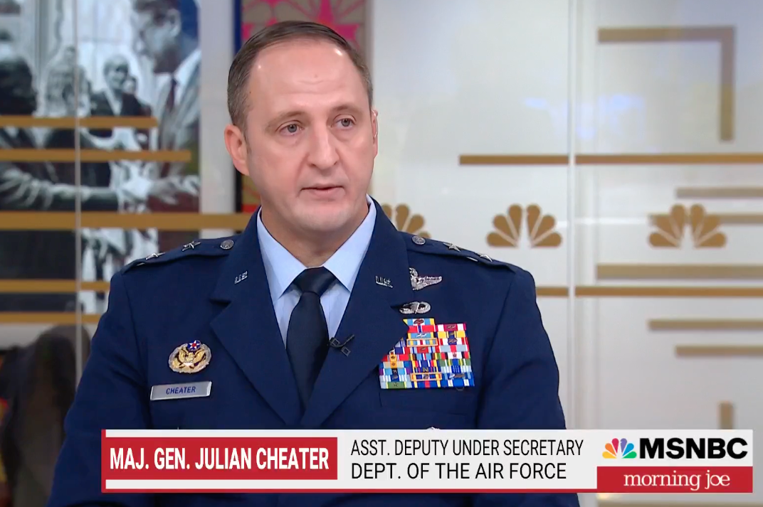 Maj Gen Julian Cheater