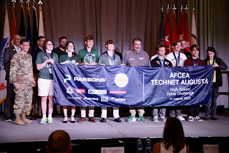 Cyber Patriot Winners at TechNet Augusta 2023