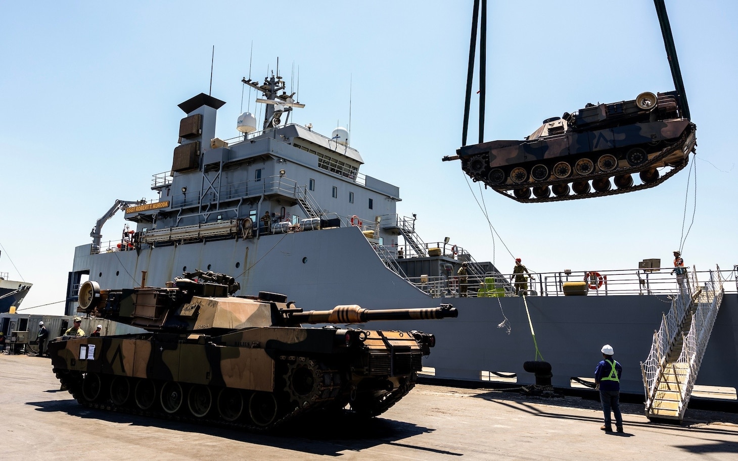 US Army sustainers provide sealift to Australian armor for Super Garuda ...