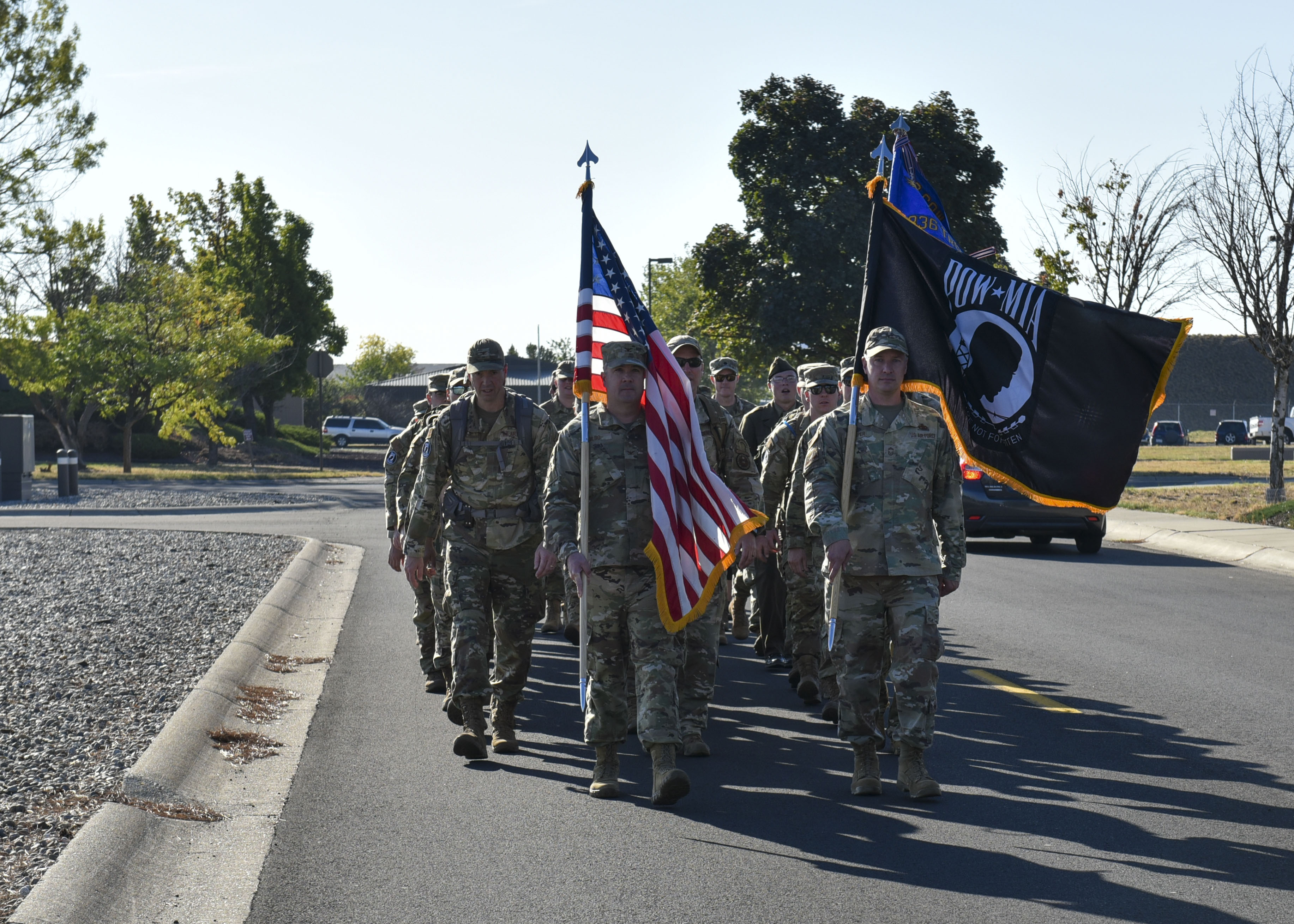 Team Fairchild completes 24-hour ruck march in remembrance of POW/MIA ...