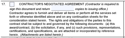 How to Read an Award/Contract (SF26 Form)
