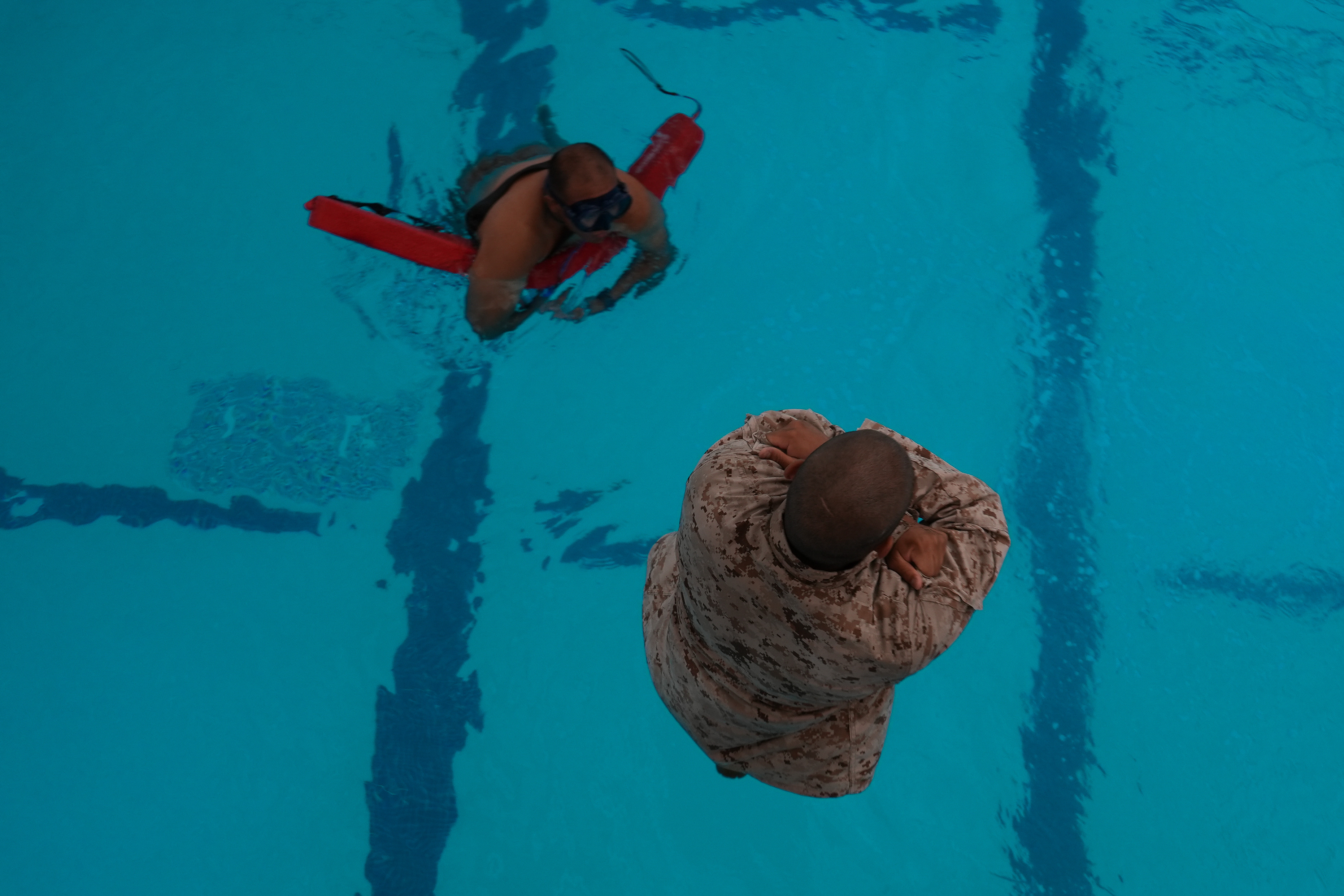 man drowning in water gif