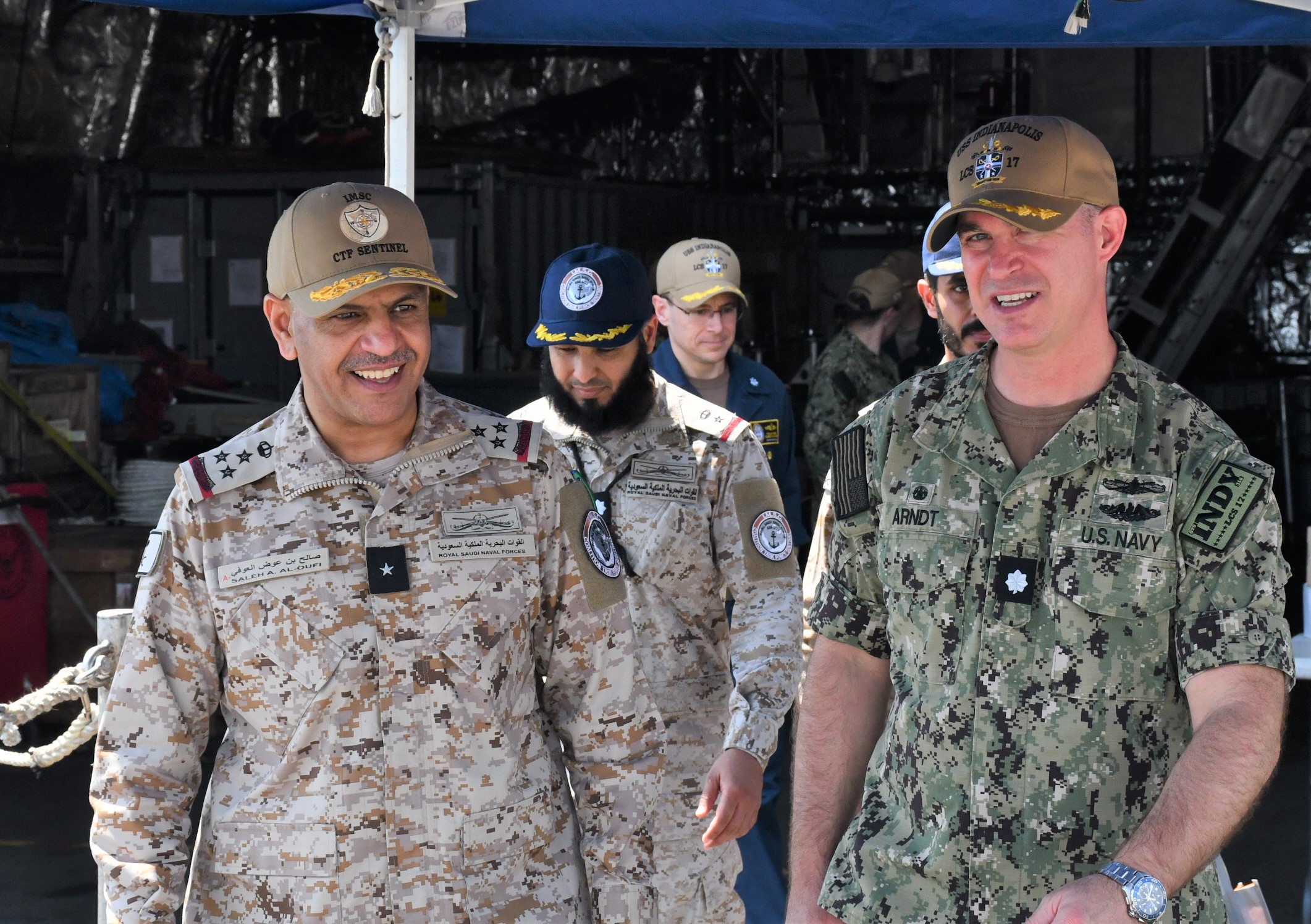 CTF Sentinel Commander visits USS Indianapolis > United States Navy ...