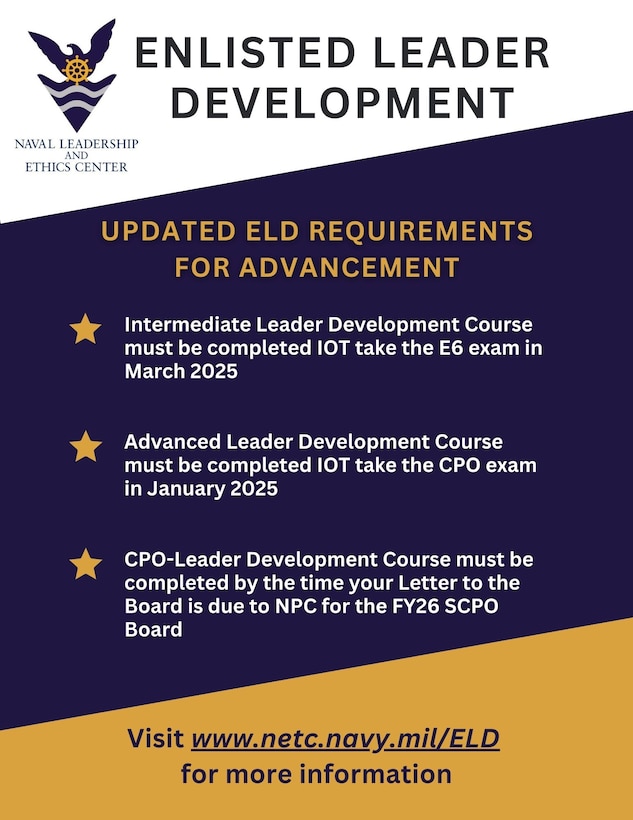 Enlisted Leader Development Informational Flyer