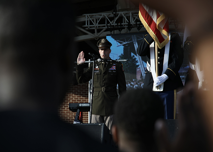 Enlistment at Thunder over Evans