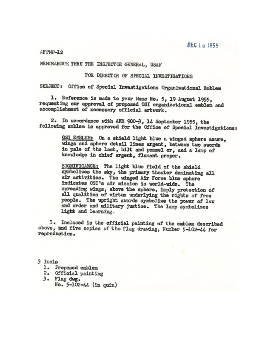 OSI at 75: The Story of the OSI Emblem > Office of Special ...