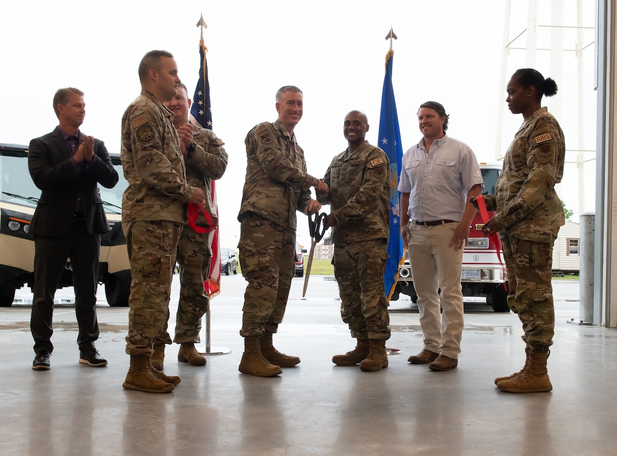 Tyndall celebrates the opening of four new fire facilities > 505th ...