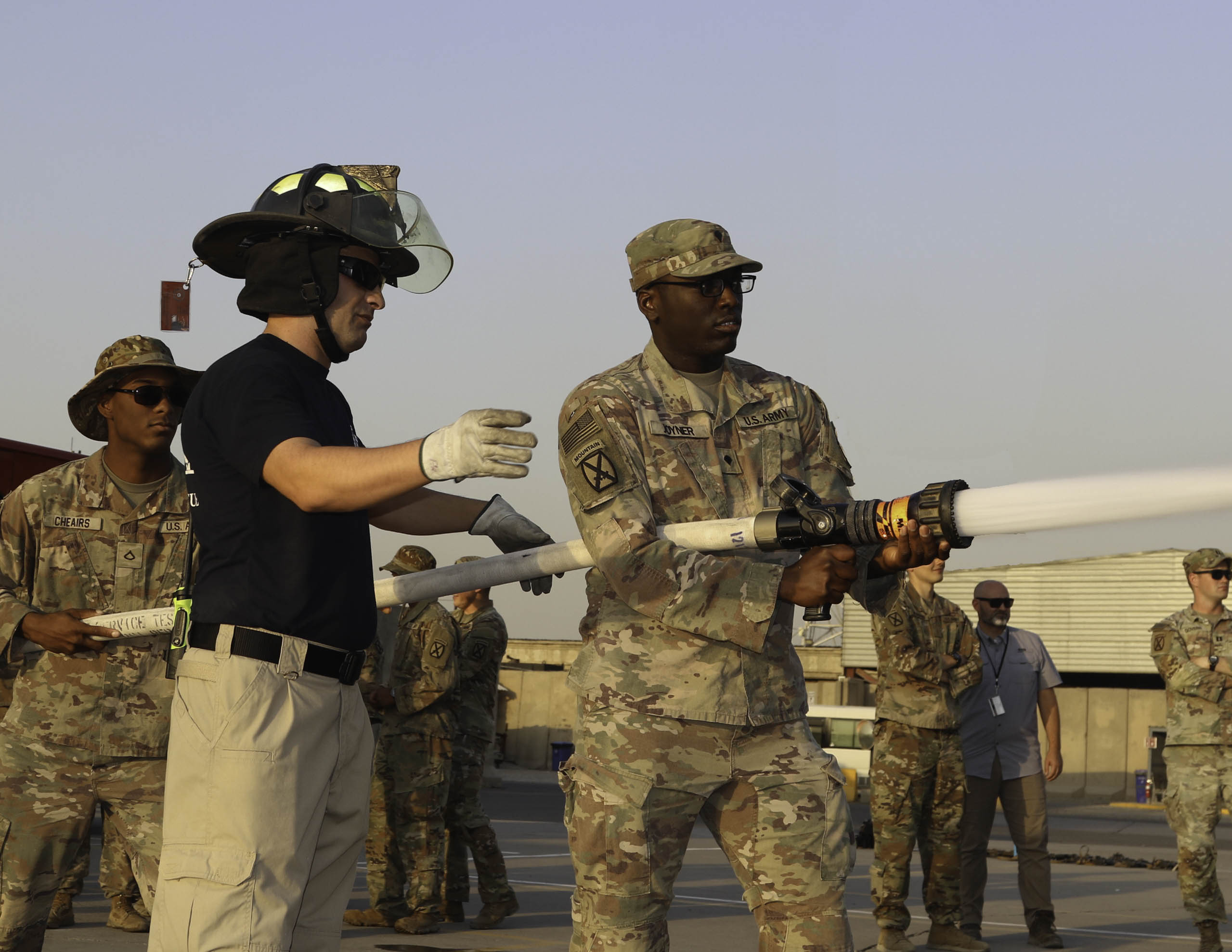 10th Mountain Division, Task Force Badger trains on new non-lethal ...