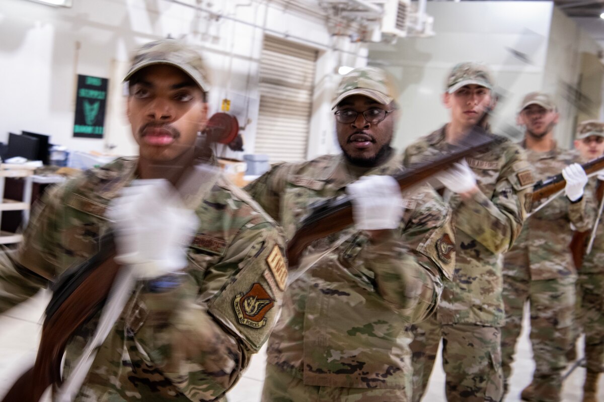 Yokota and Misawa honor guardsmen complete USAF Honor Guard basic ...