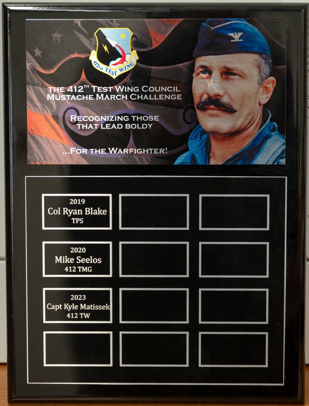 Edwards Wing Staff Agency Hosts Mustache March Competition