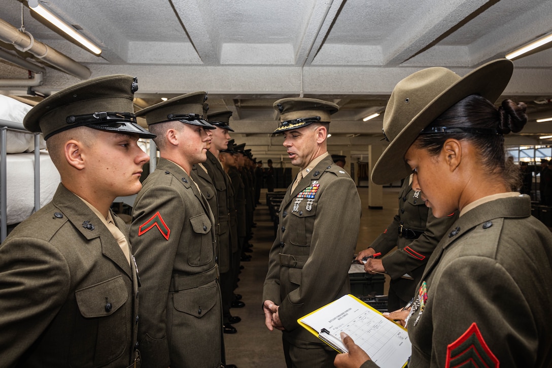 Hotel Company Battalion Commander's Inspection